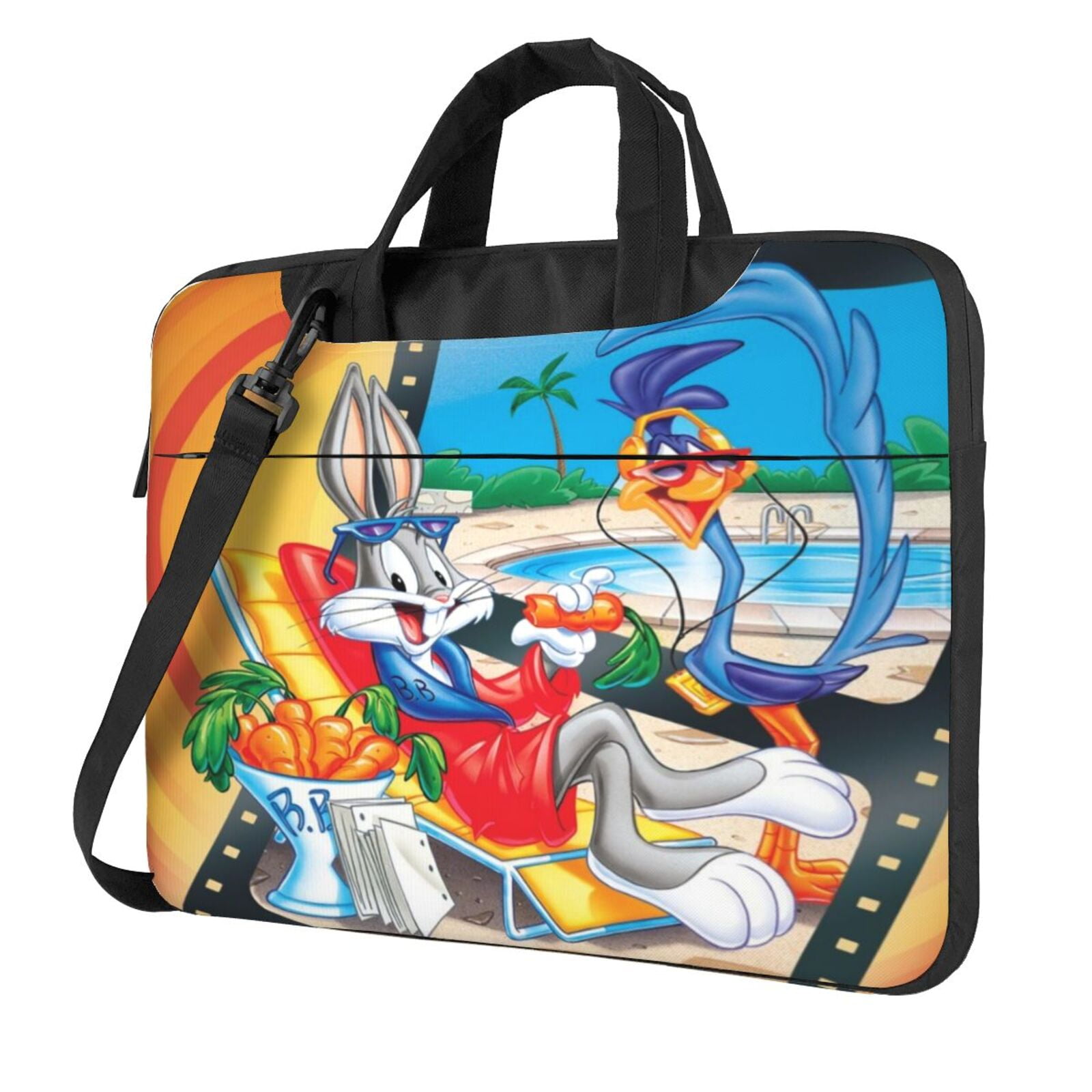 Looney Tunes Bugs Bunny Laptop Shoulder Bag For Women Men, 15.6 Inch Computer Laptop Bag Laptop ...