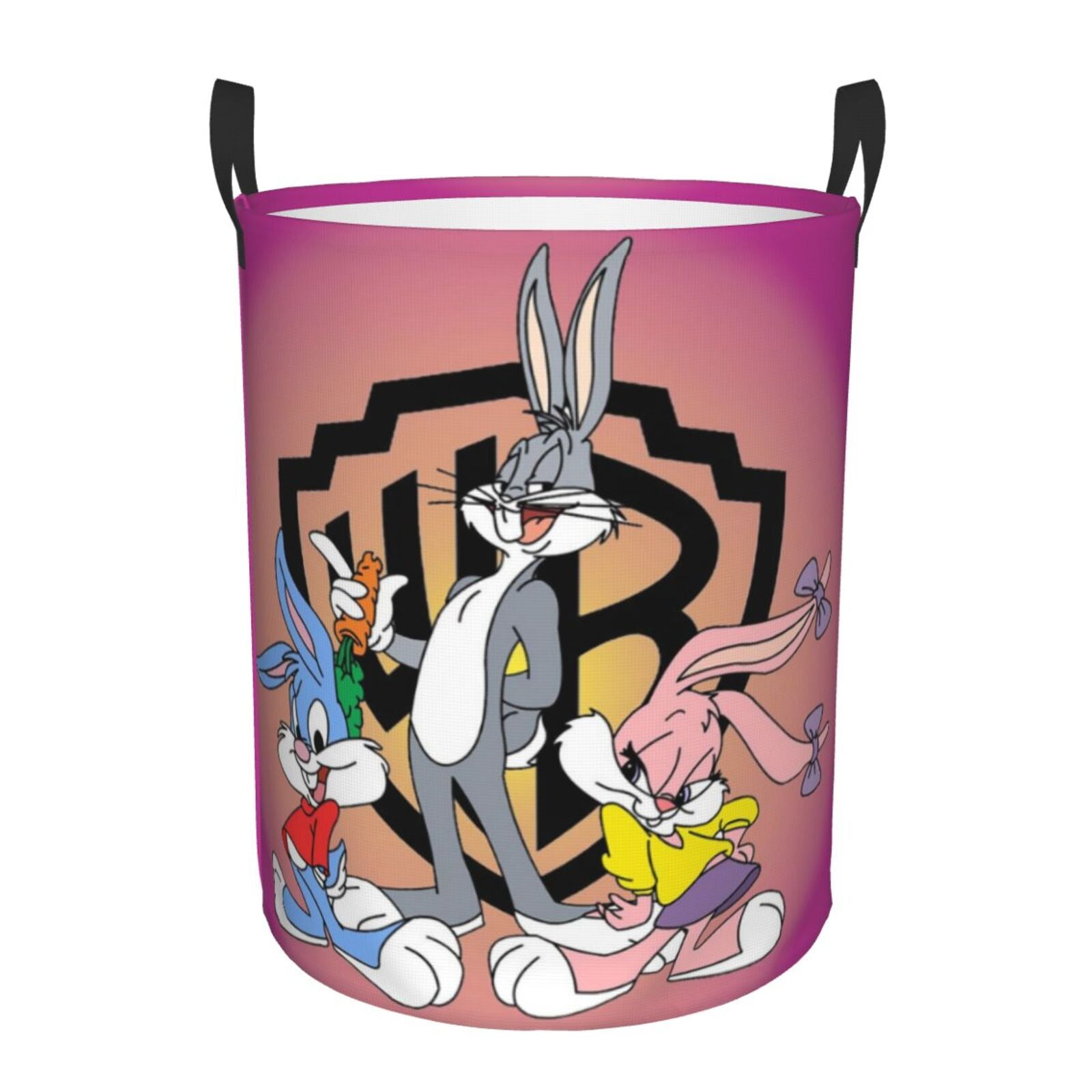 Looney Tunes Bugs Bunny Large Laundry Hamper, Collapsible Laundry Basket With Handles, Tall ...