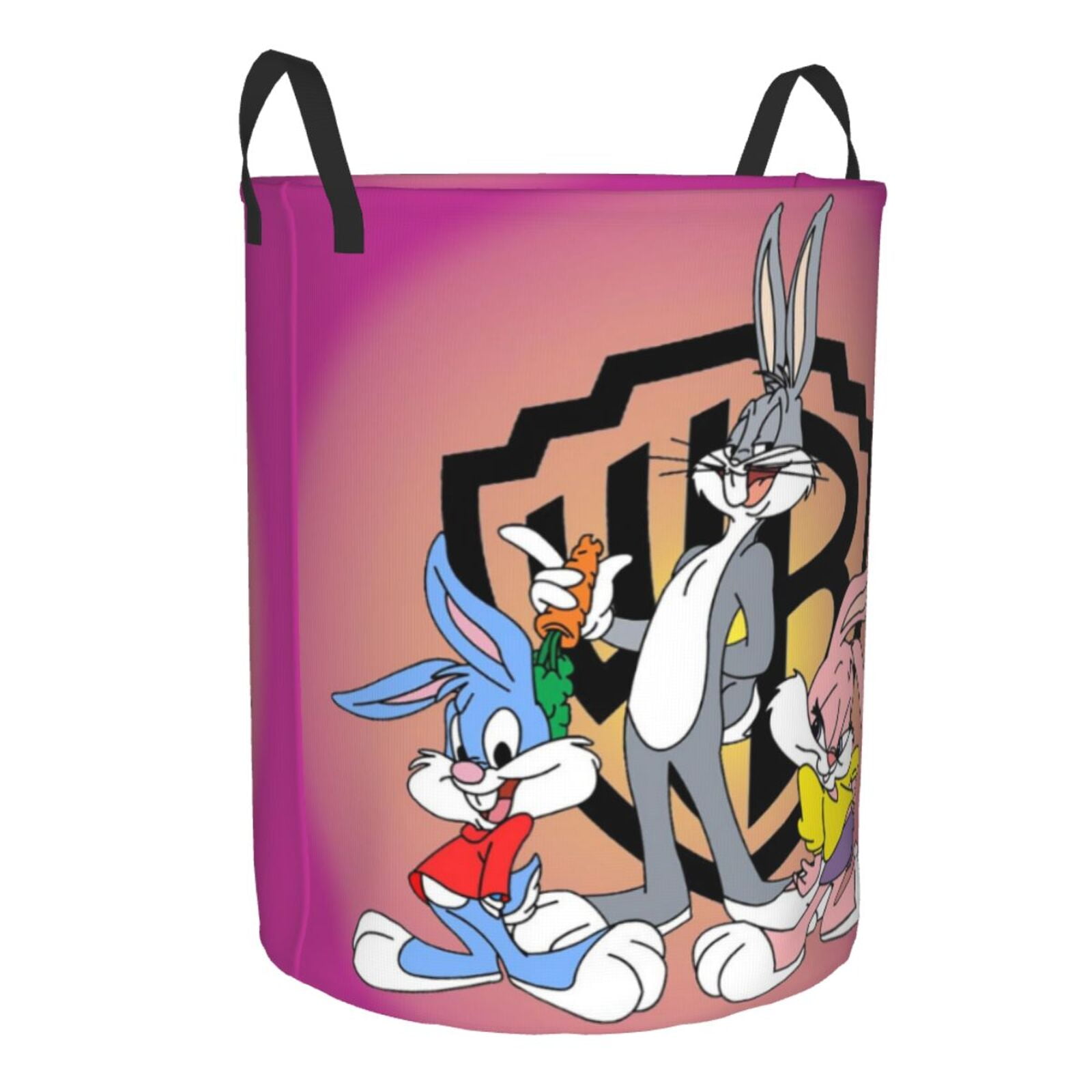 Looney Tunes Bugs Bunny Large Laundry Hamper, Collapsible Laundry Basket With Handles, Tall ...