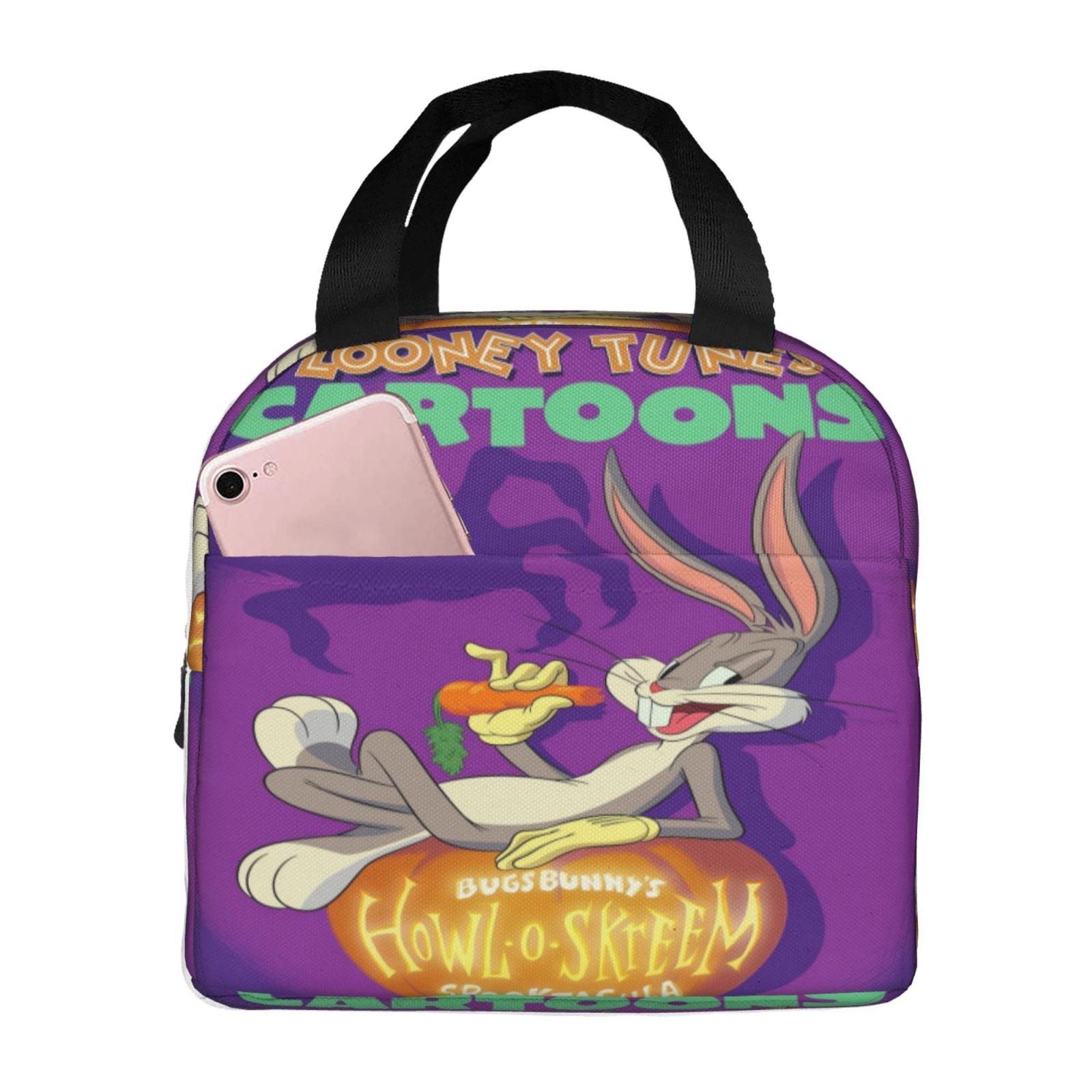 Looney Tunes Bugs Bunny Portable Lunch Bag Insulated Lunch Box Reusable ...