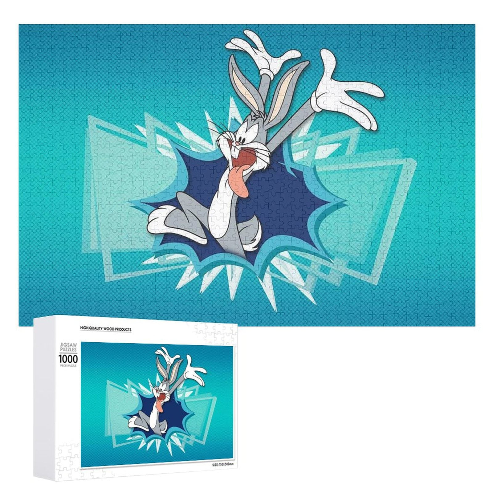 Looney Tunes Bugs Bunny Puzzle For Adults & Kids - 1000 PCS Jigsaw ...