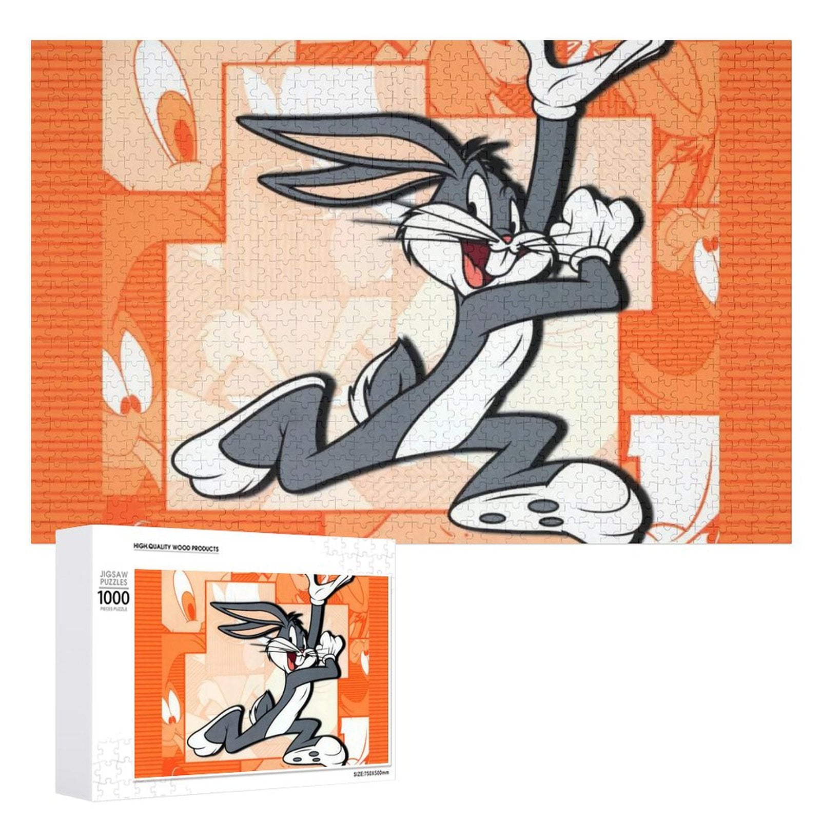 Looney Tunes Bugs Bunny Puzzle For Adults & Kids - 1000 PCS Jigsaw ...