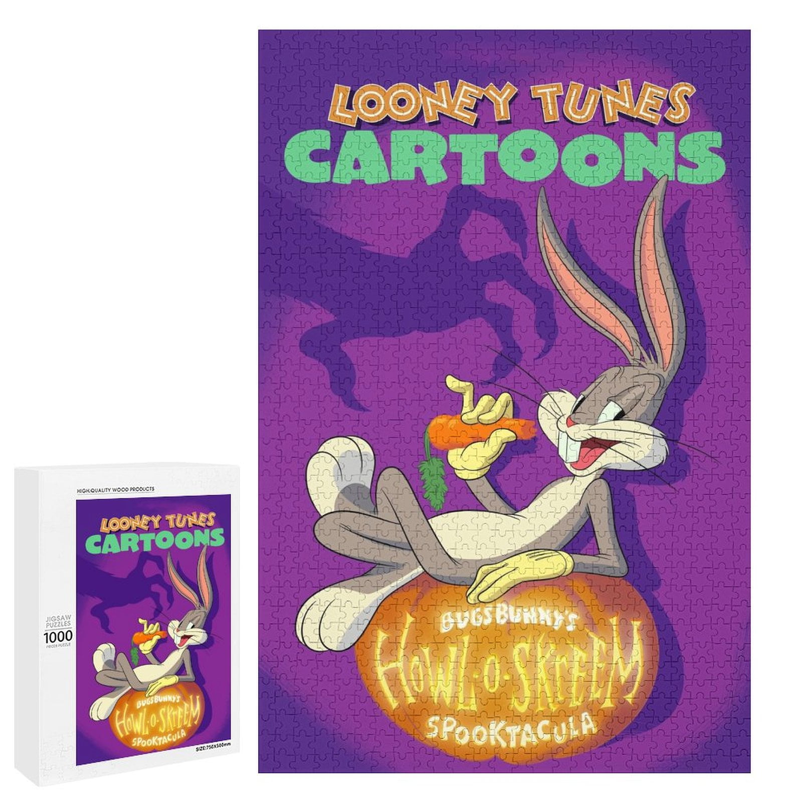 Looney Tunes Bugs Bunny Puzzle For Adults & Kids - 1000 PCS Jigsaw ...