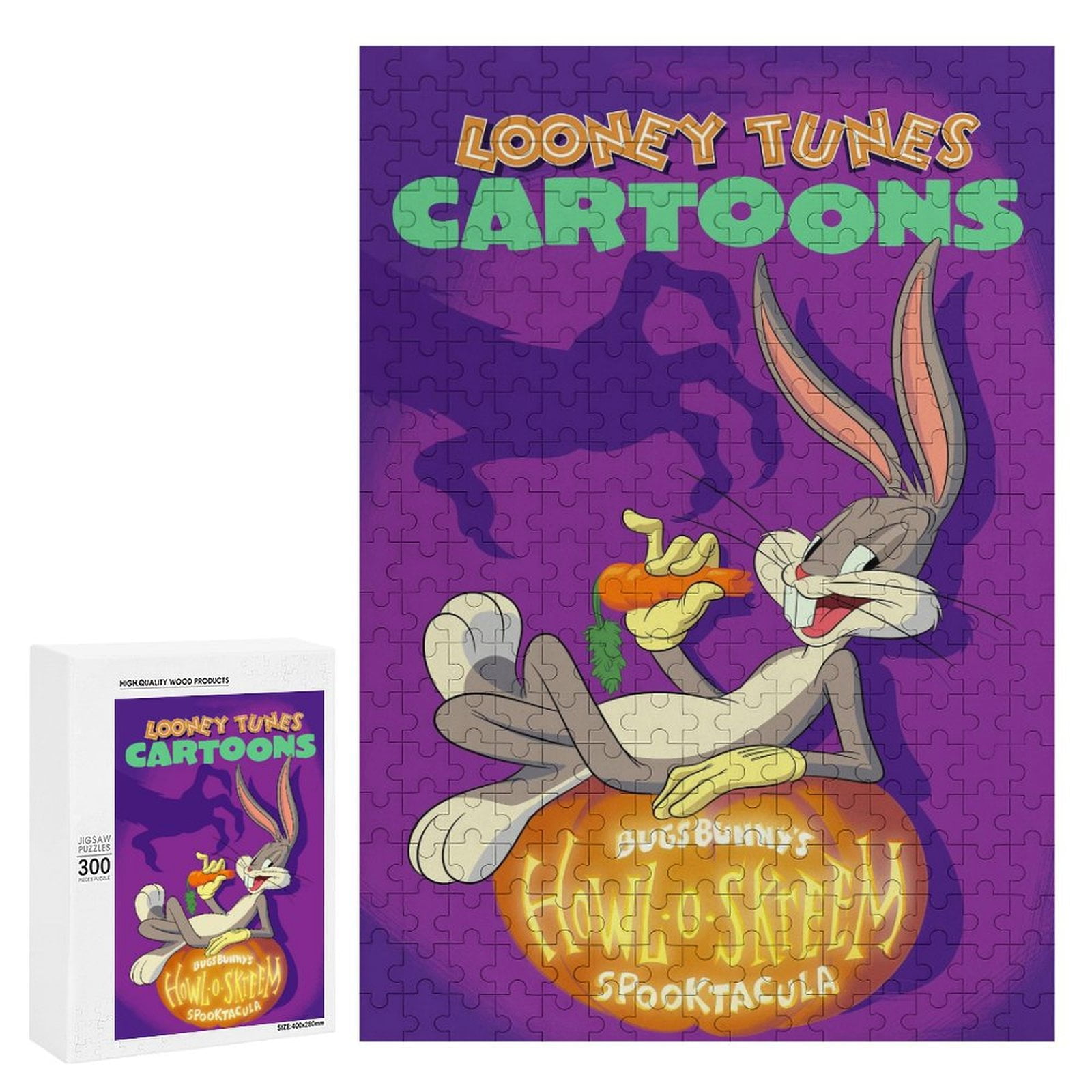 Looney Tunes Bugs Bunny Puzzle For Adults & Kids - 300 PCS Jigsaw ...