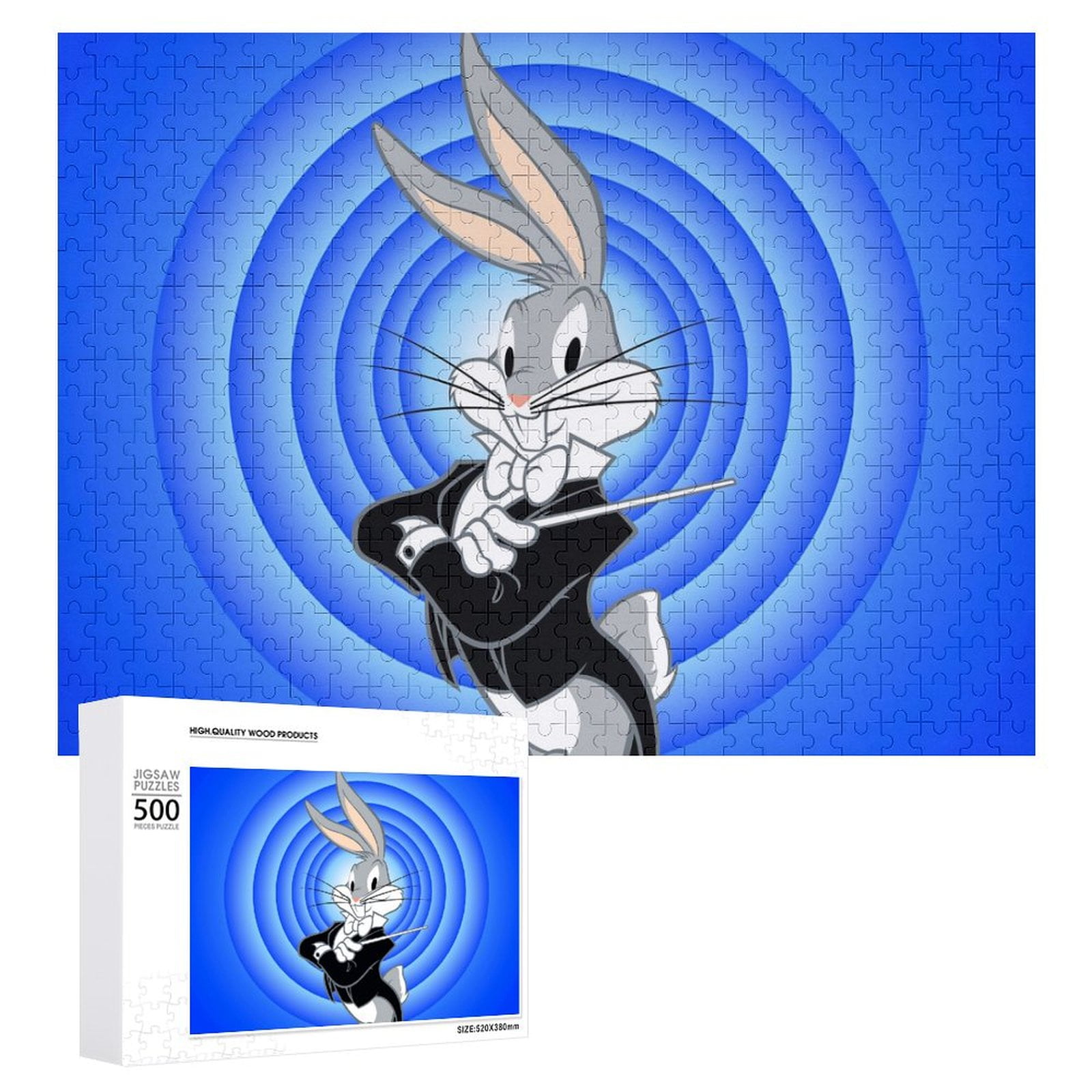 Looney Tunes Bugs Bunny Puzzle For Adults & Kids - 500 PCS Jigsaw ...