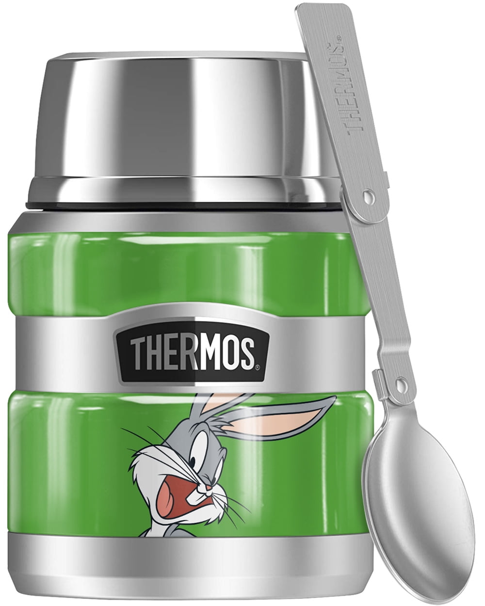Looney Tunes Bugs Bunny, THERMOS STAINLESS KING Stainless Steel Food ...