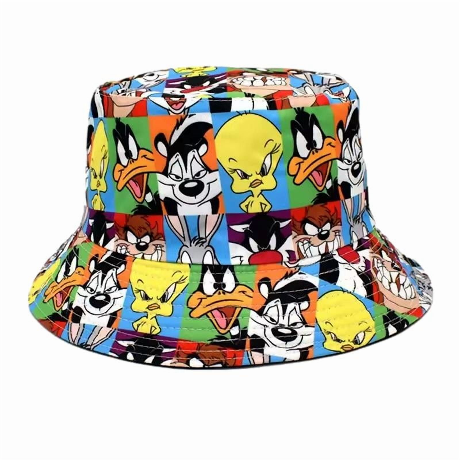 Looney Tunes Cartoon Characters Design Adult Size Bucket Hat - Walmart.com
