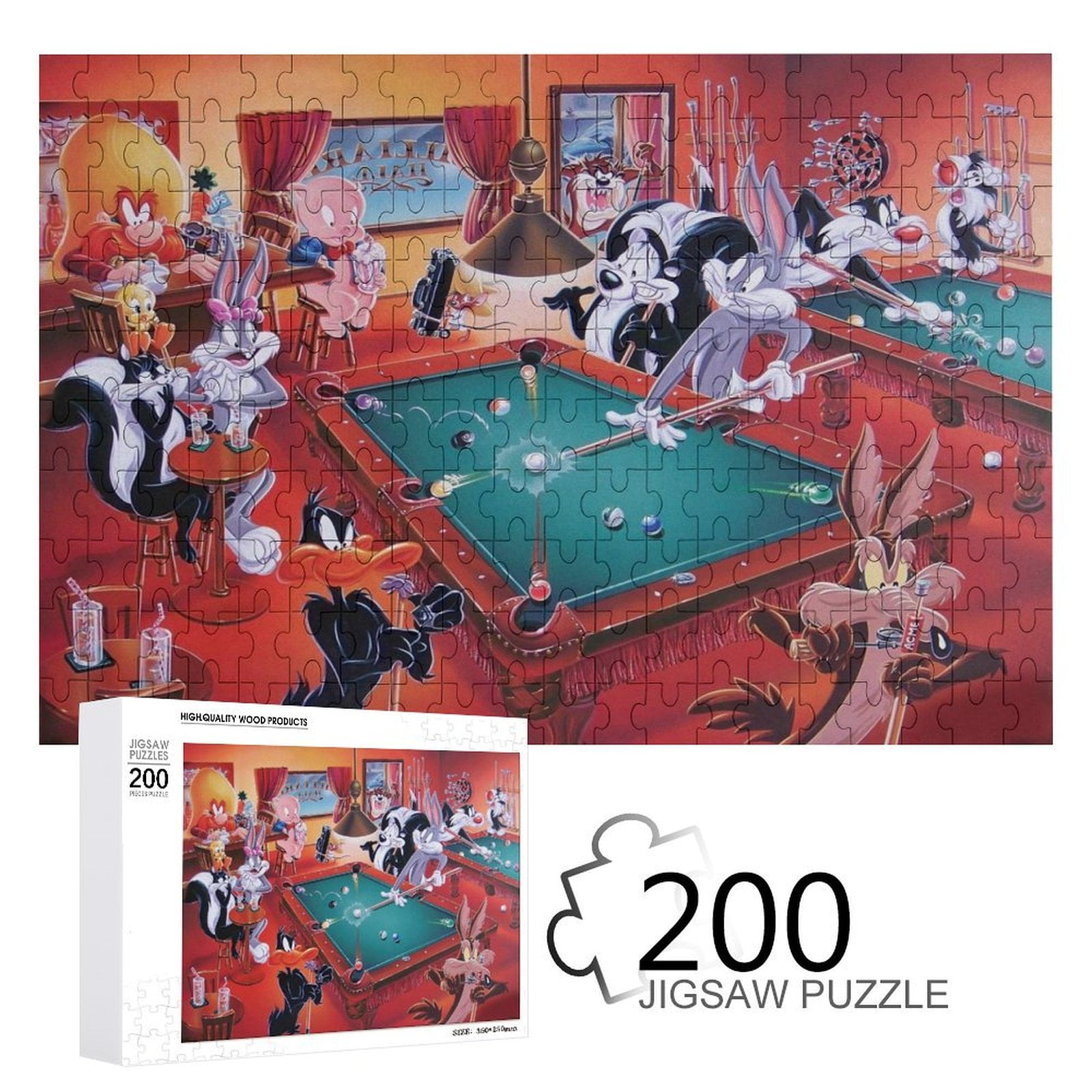 Looney Tunes Cartoons 200 PCS Puzzle for Adults - Jigsaw Puzzle for ...