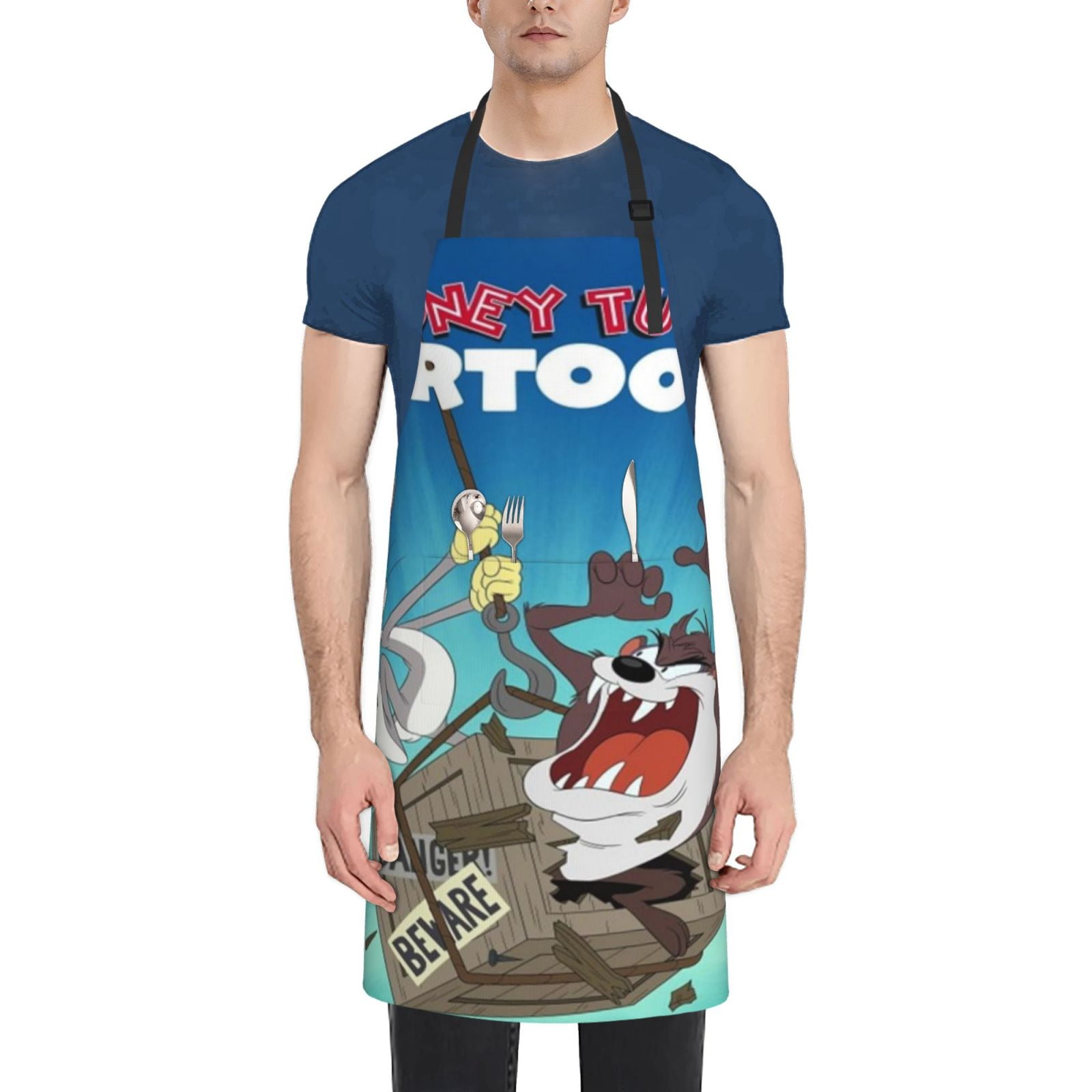 Looney Tunes Cartoons Apron for Women and Men with Pockets, Adjustable ...