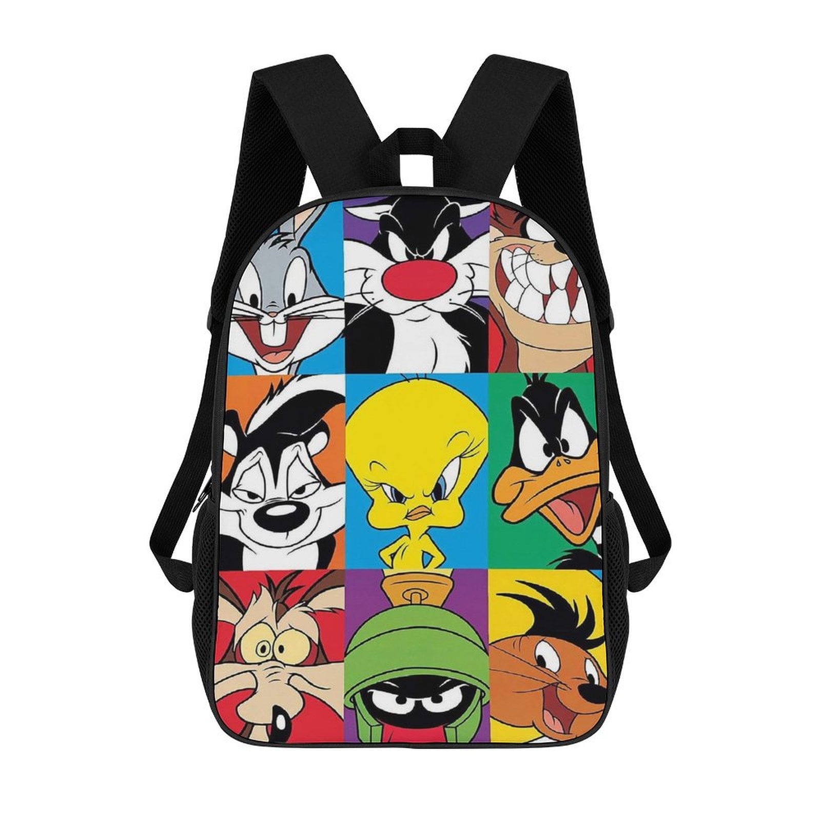 Looney Tunes Cartoons Backpack 17 Inch Book Bags Casual Daypack for ...