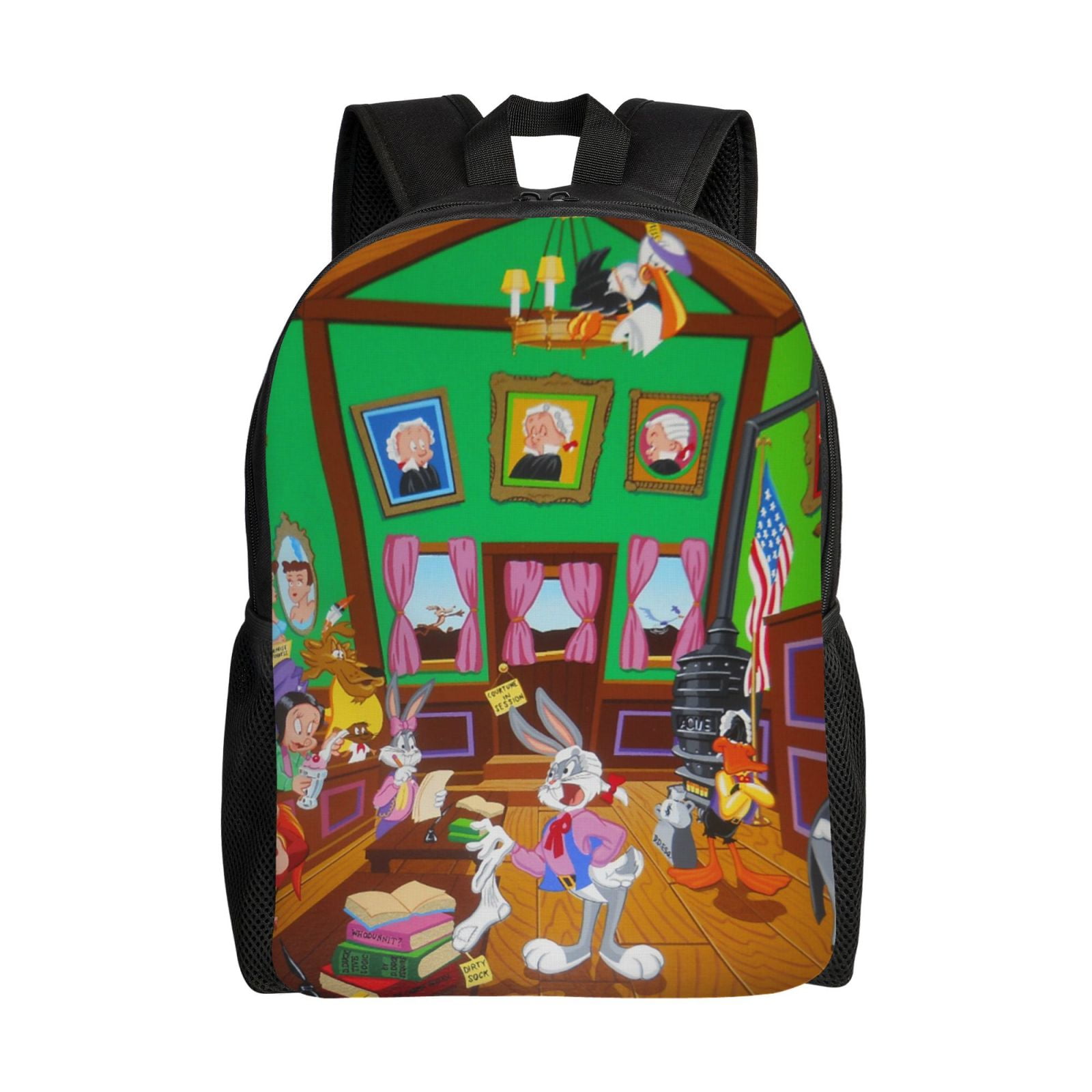 Looney Tunes Cartoons Backpacks Bookbag Casual Daypack For Travel ...