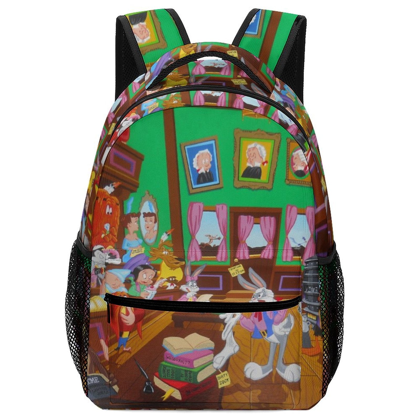 Looney Tunes Cartoons Backpacks Lightweight Bookbags Casual Daypack For ...