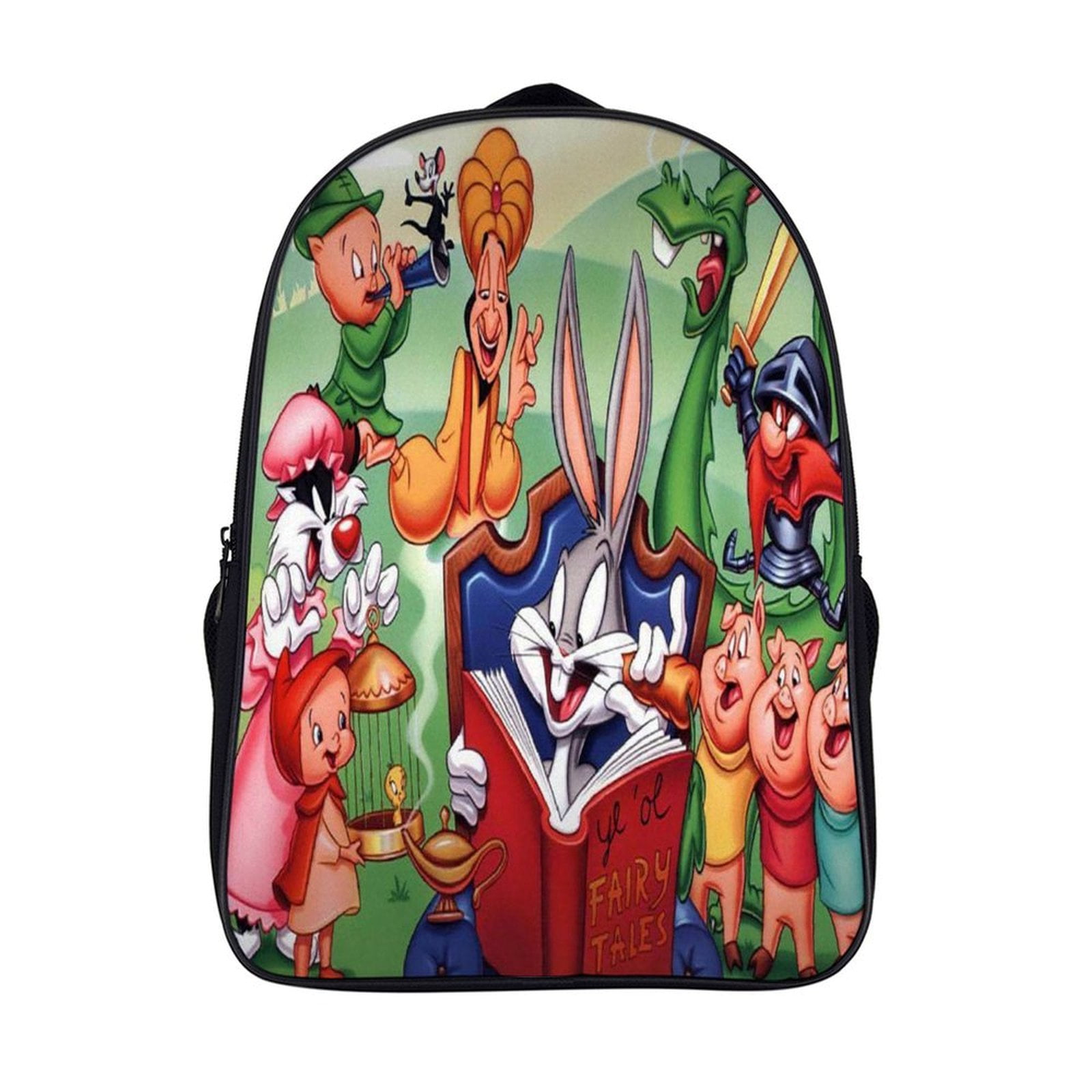 Looney Tunes Cartoons Backpacks Lightweight Bookbags Casual Daypack For ...