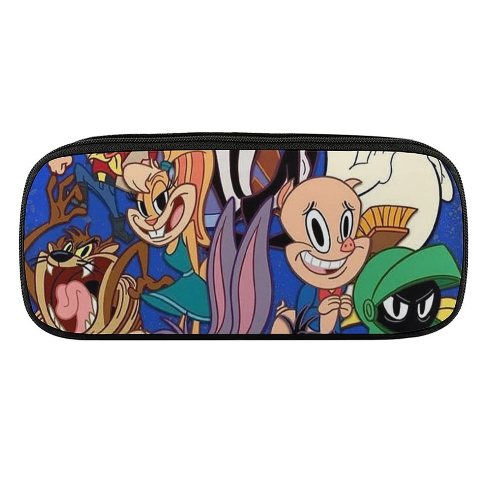 Looney Tunes Cartoons Big Capacity Pencil Case, Large Pencil Pouch Pen ...