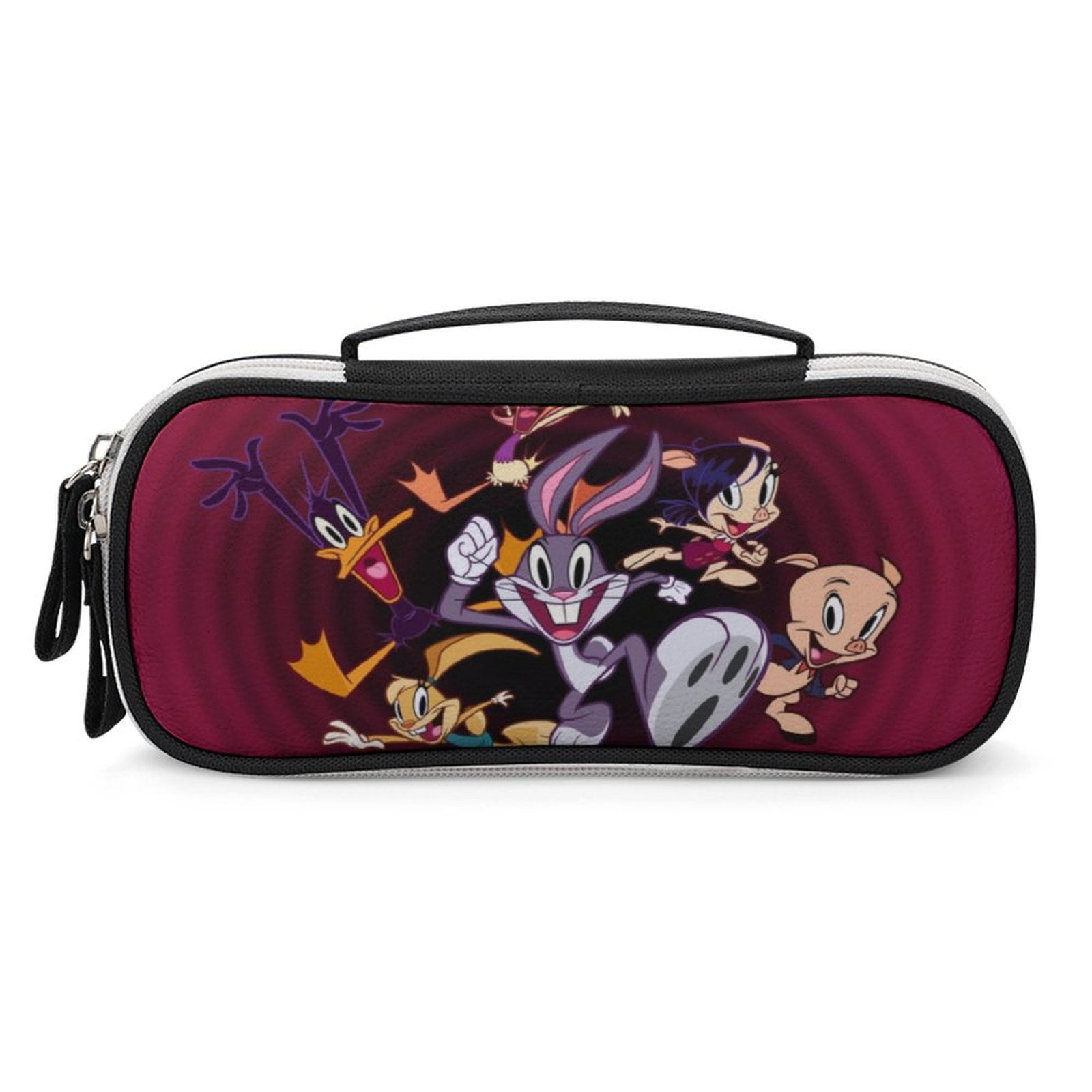 Looney Tunes Cartoons Big Capacity Pencil Case, Large Pencil Pouch Pen ...