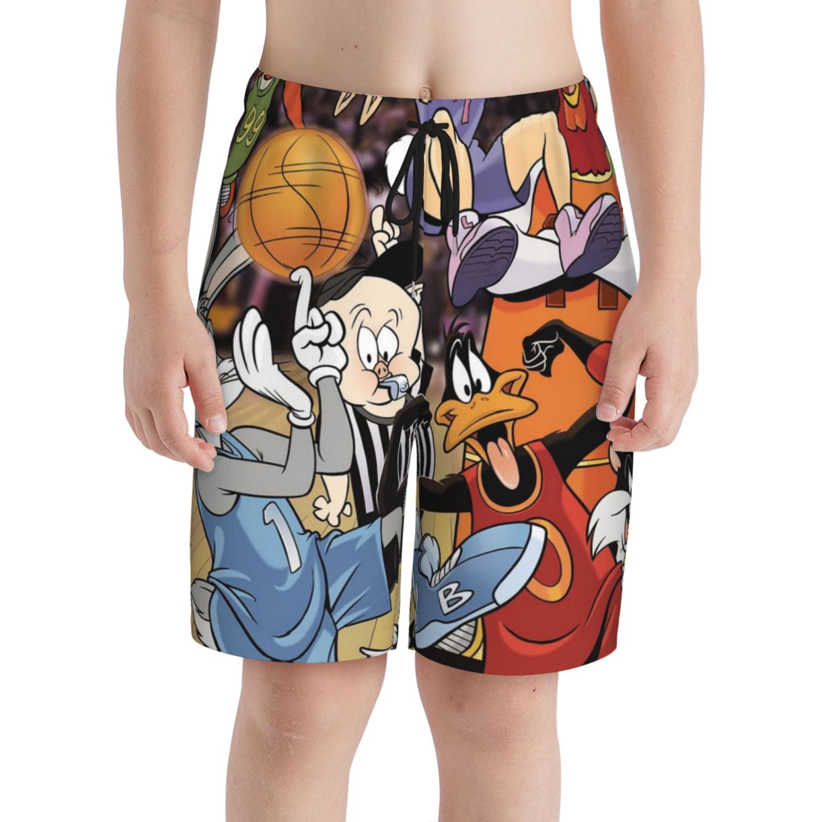 Looney Tunes Cartoons Boy'S Swim Trunks Quick Dry Board Shorts Kids ...