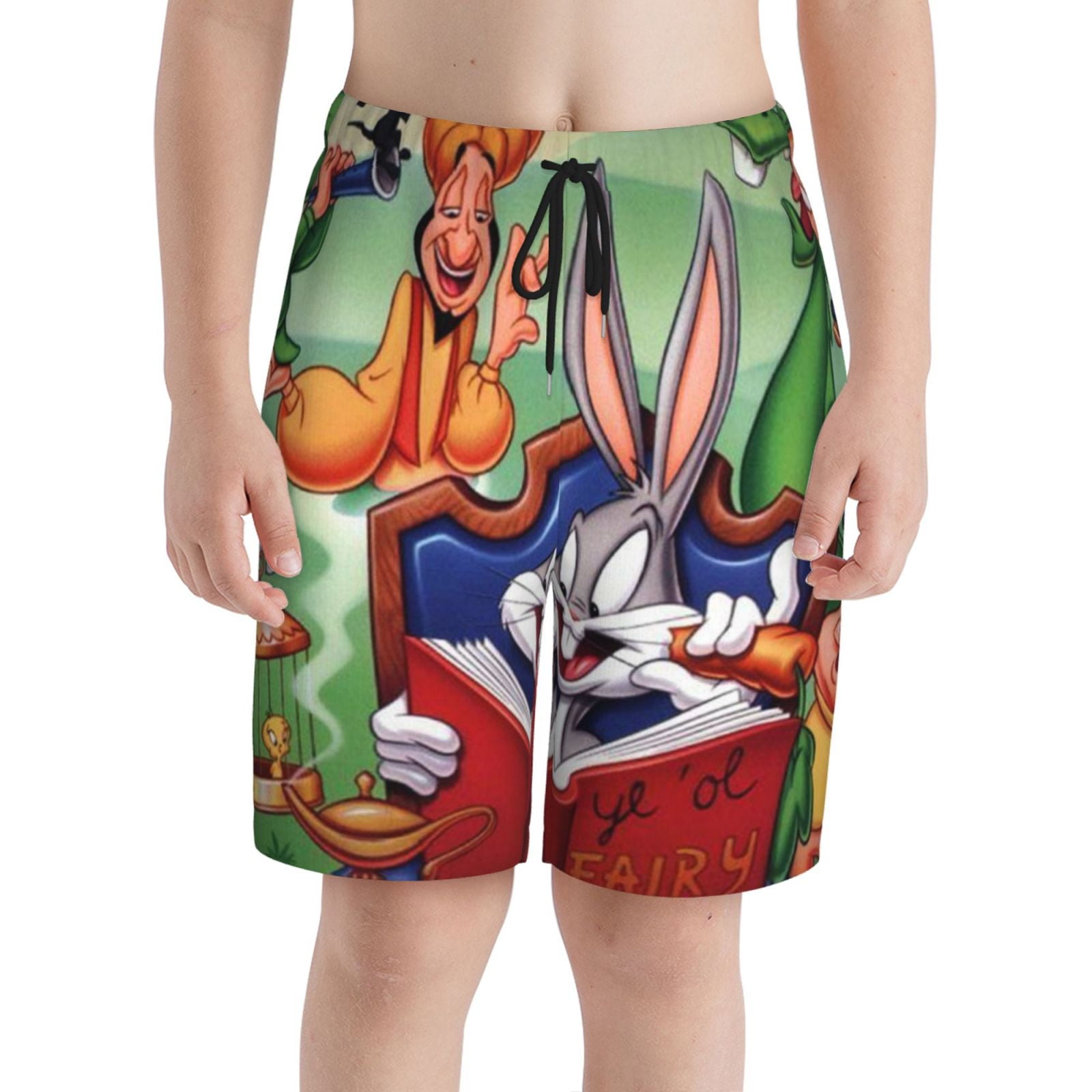 Looney Tunes Cartoons Boy'S Swim Trunks Quick Dry Board Shorts Kids ...