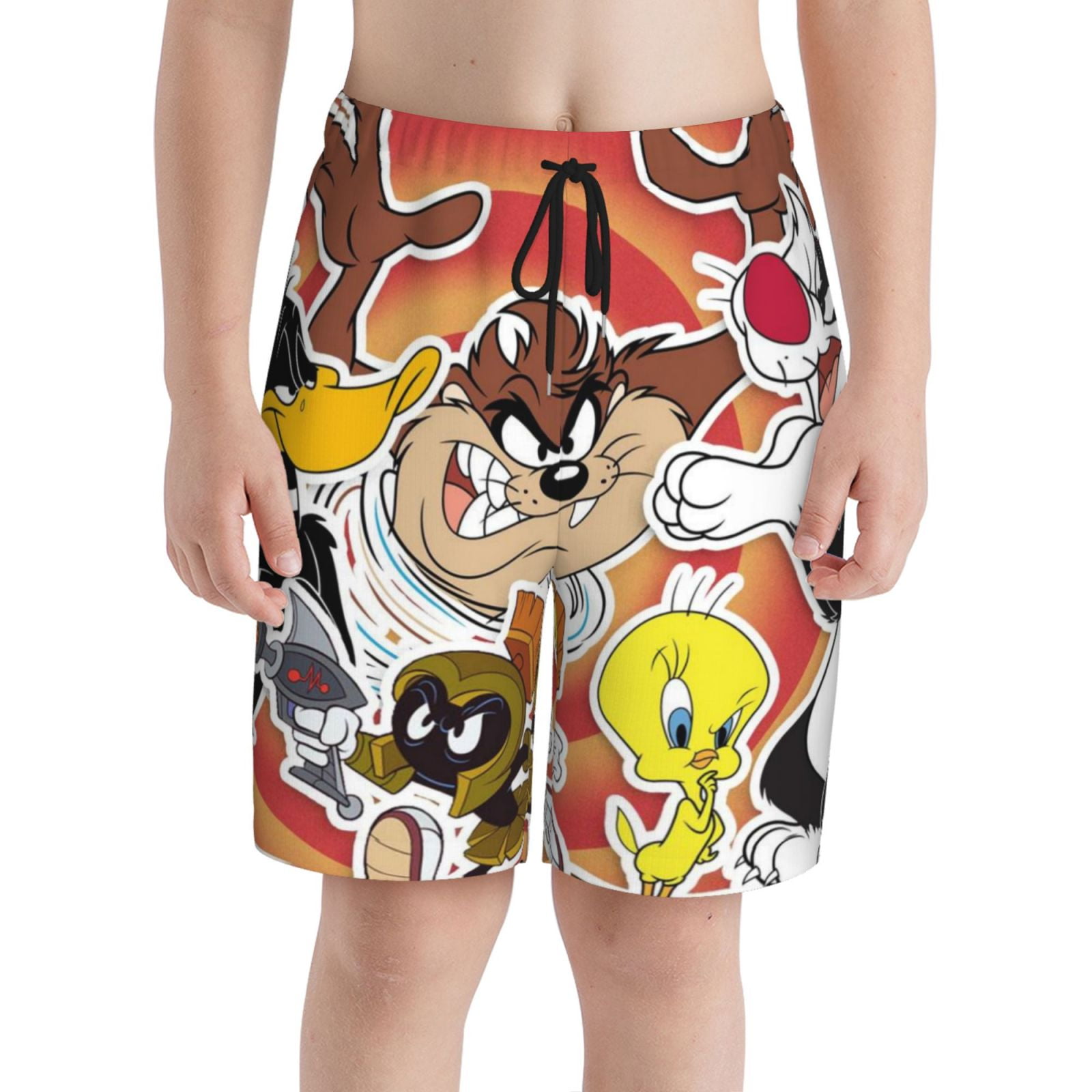 Looney Tunes Cartoons Boy'S Swim Trunks Quick Dry Board Shorts Kids ...