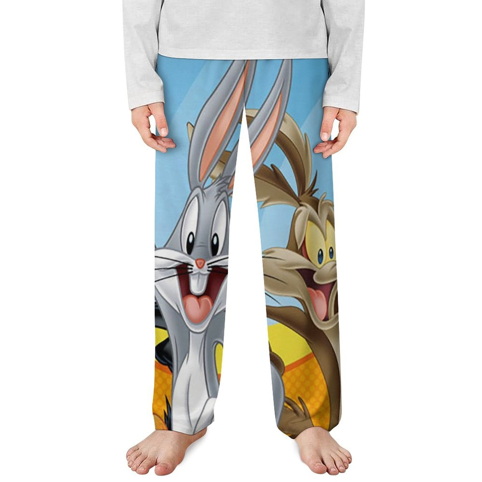 Looney Tunes Cartoons Boys Girls Pajamas Pants Soft Elastic Waist PJ ...