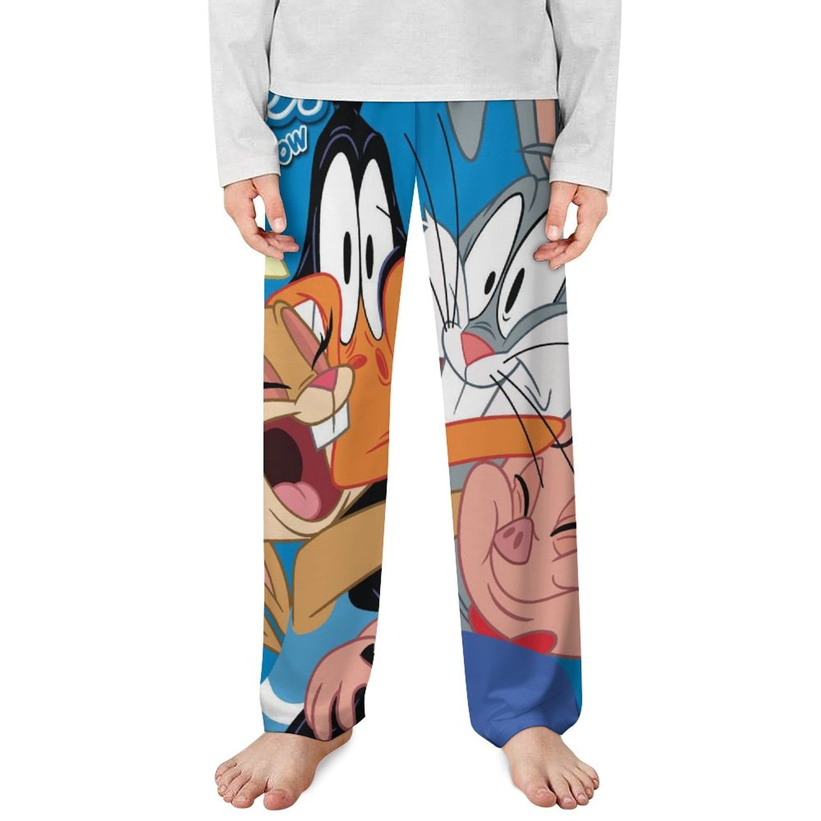 Looney Tunes Cartoons Boys Girls Pajamas Pants Soft Elastic Waist PJ ...