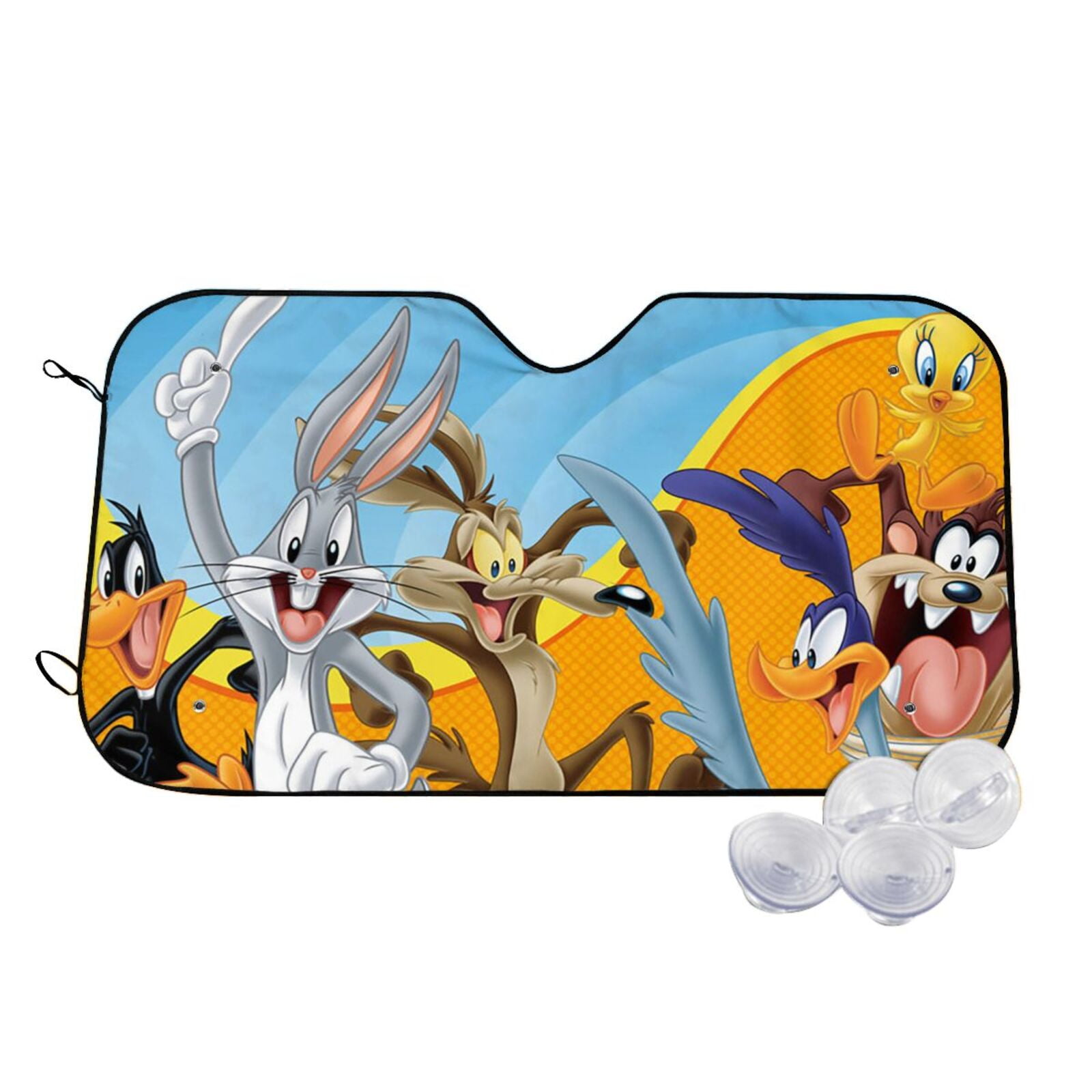 Looney Tunes Cartoons Car Windshield Sun Shade, Foldable Sun Shade for ...
