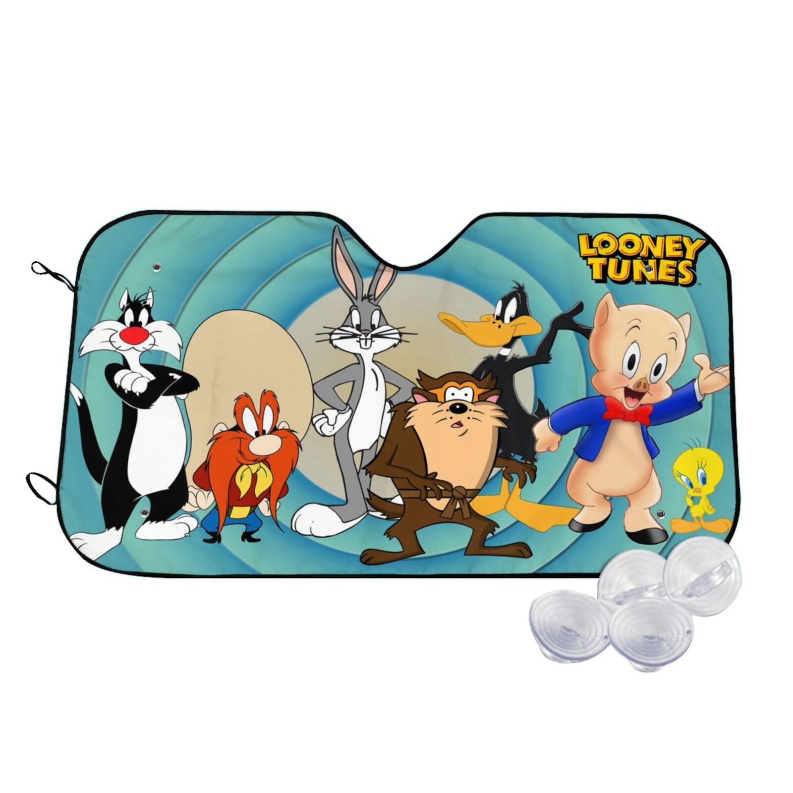 Looney Tunes Cartoons Car Windshield Sun Shade, Foldable Sun Shade for ...