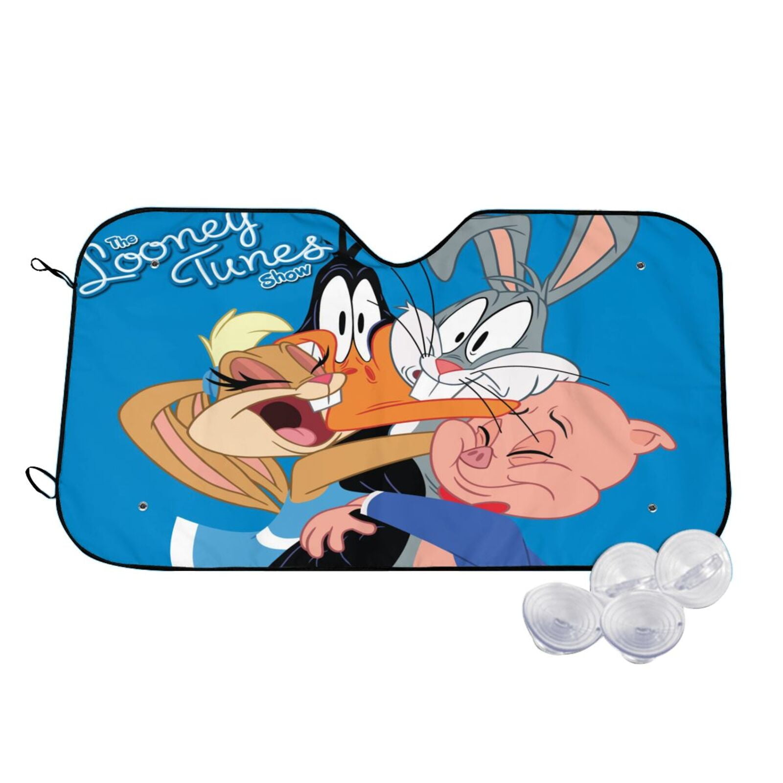 Looney Tunes Cartoons Car Windshield Sun Shade, Foldable Sun Shade for ...