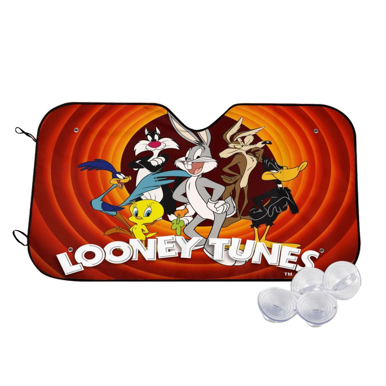 Looney Tunes Cartoons Car Windshield Sun Shade, Foldable Sun Shade for ...