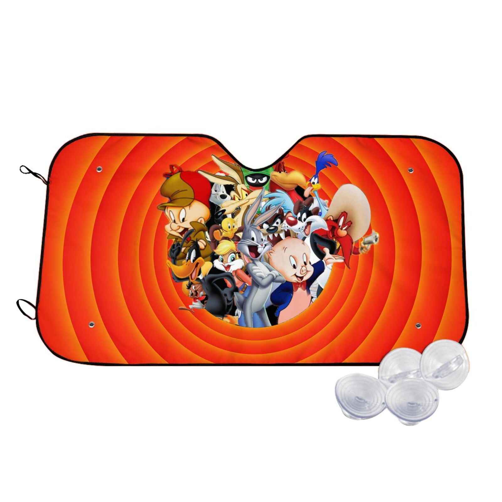 Looney Tunes Cartoons Car Windshield Sun Shade, Foldable Sun Shade for ...