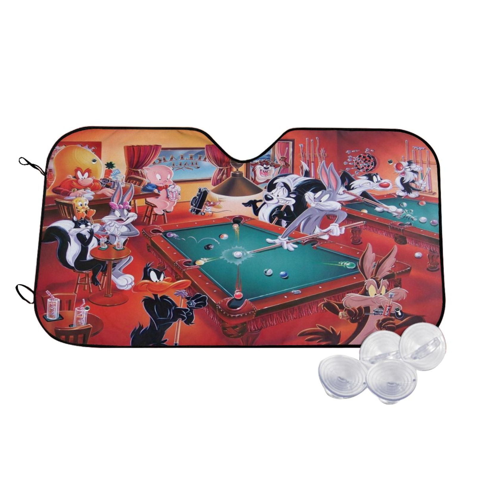 Looney Tunes Cartoons Car Windshield Sun Shade, Foldable Sun Shade for ...