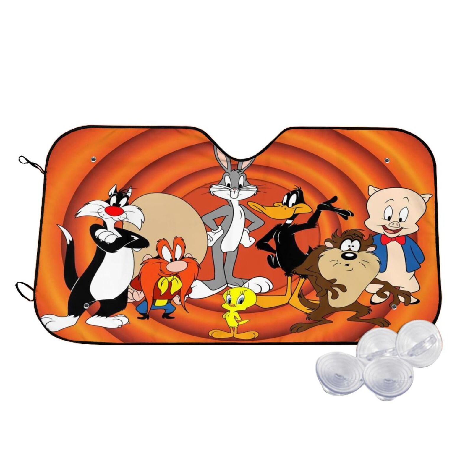 Looney Tunes Cartoons Car Windshield Sun Shade, Foldable Sun Shade for ...