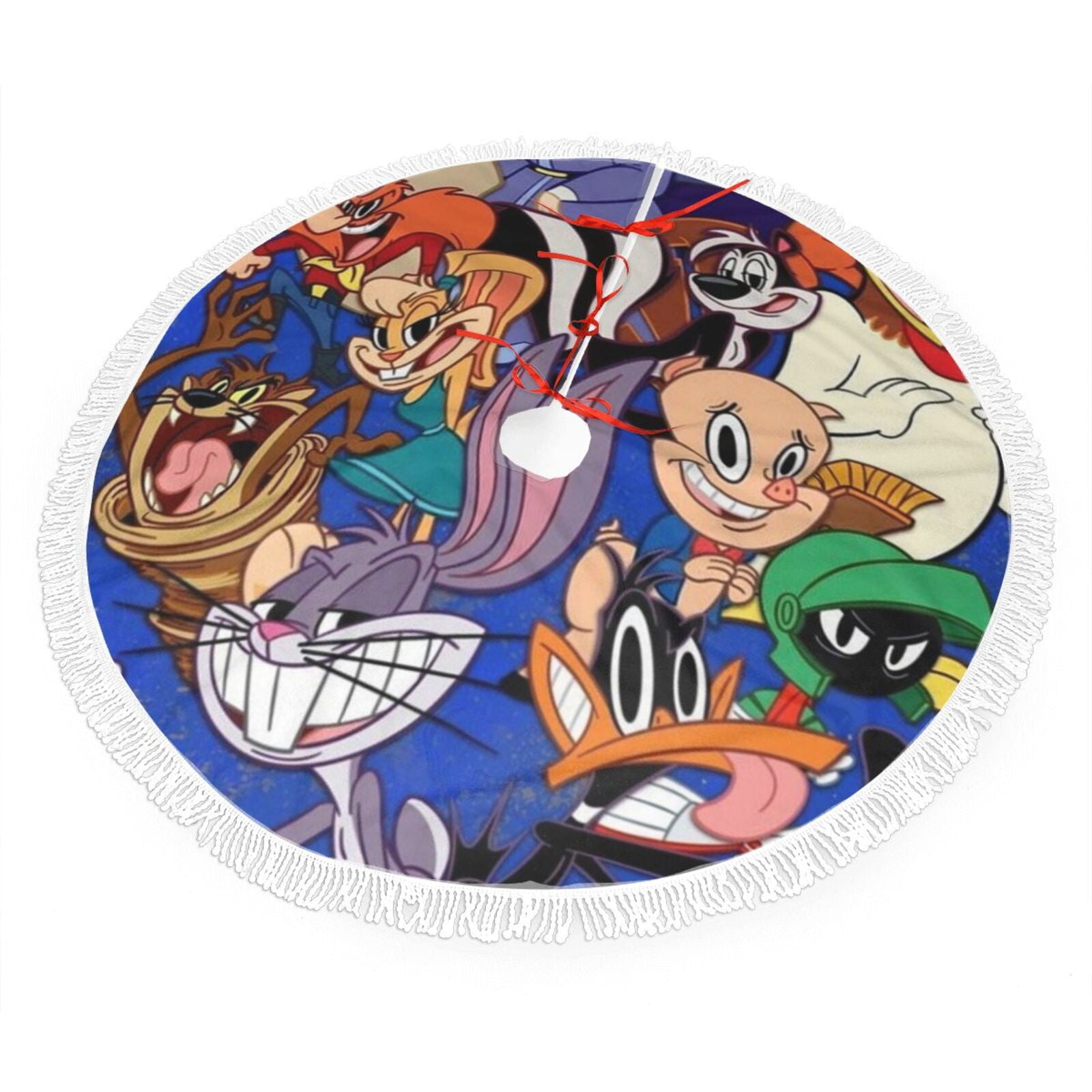 Looney Tunes Cartoons Christmas Tree Skirt, Xmas Tree Skirts Mat 30 ...