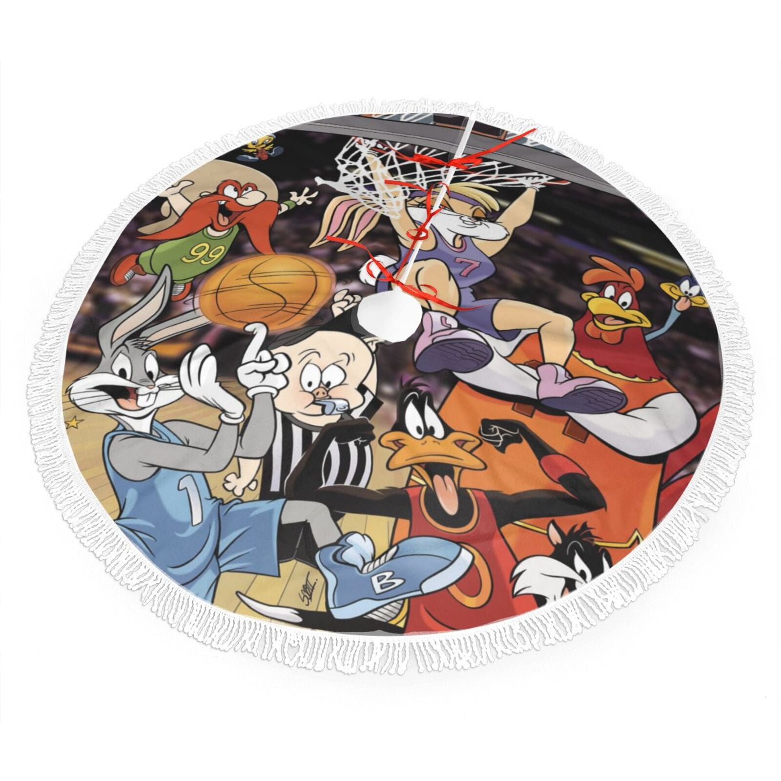 Looney Tunes Cartoons Christmas Tree Skirt, Xmas Tree Skirts Mat 36 ...