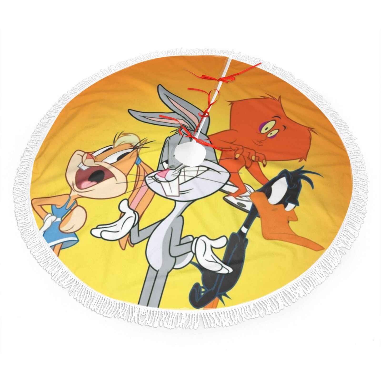 Looney Tunes Cartoons Christmas Tree Skirt, Xmas Tree Skirts Mat 36 ...