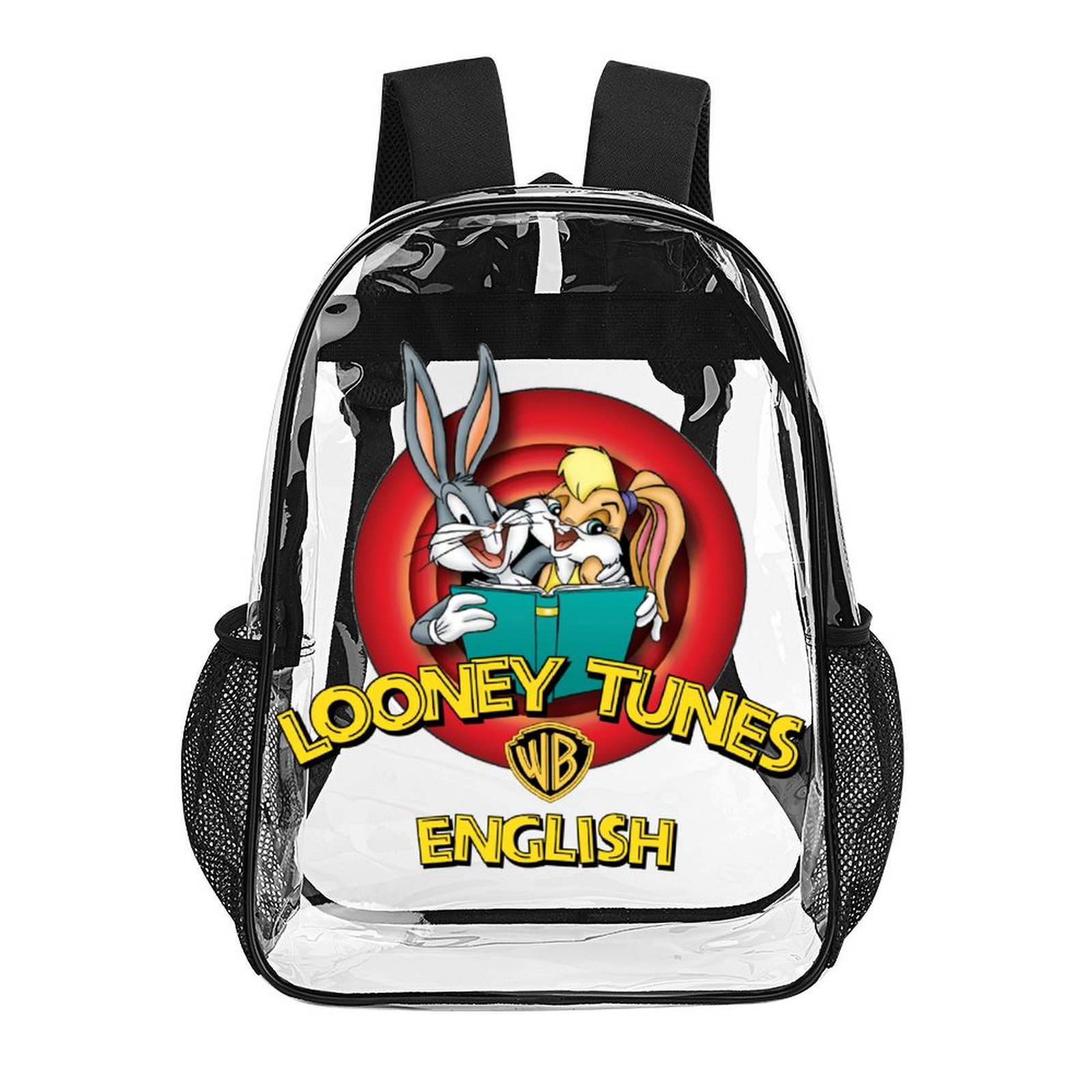 Looney Tunes Cartoons Clear Backpack Heavy Duty Transparent Backpack ...