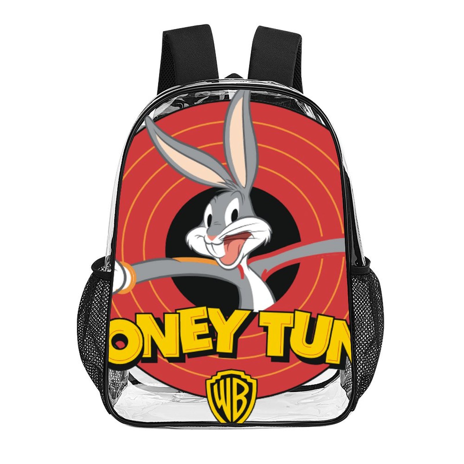 Looney Tunes Cartoons Clear Backpack Heavy Duty Transparent Backpack ...
