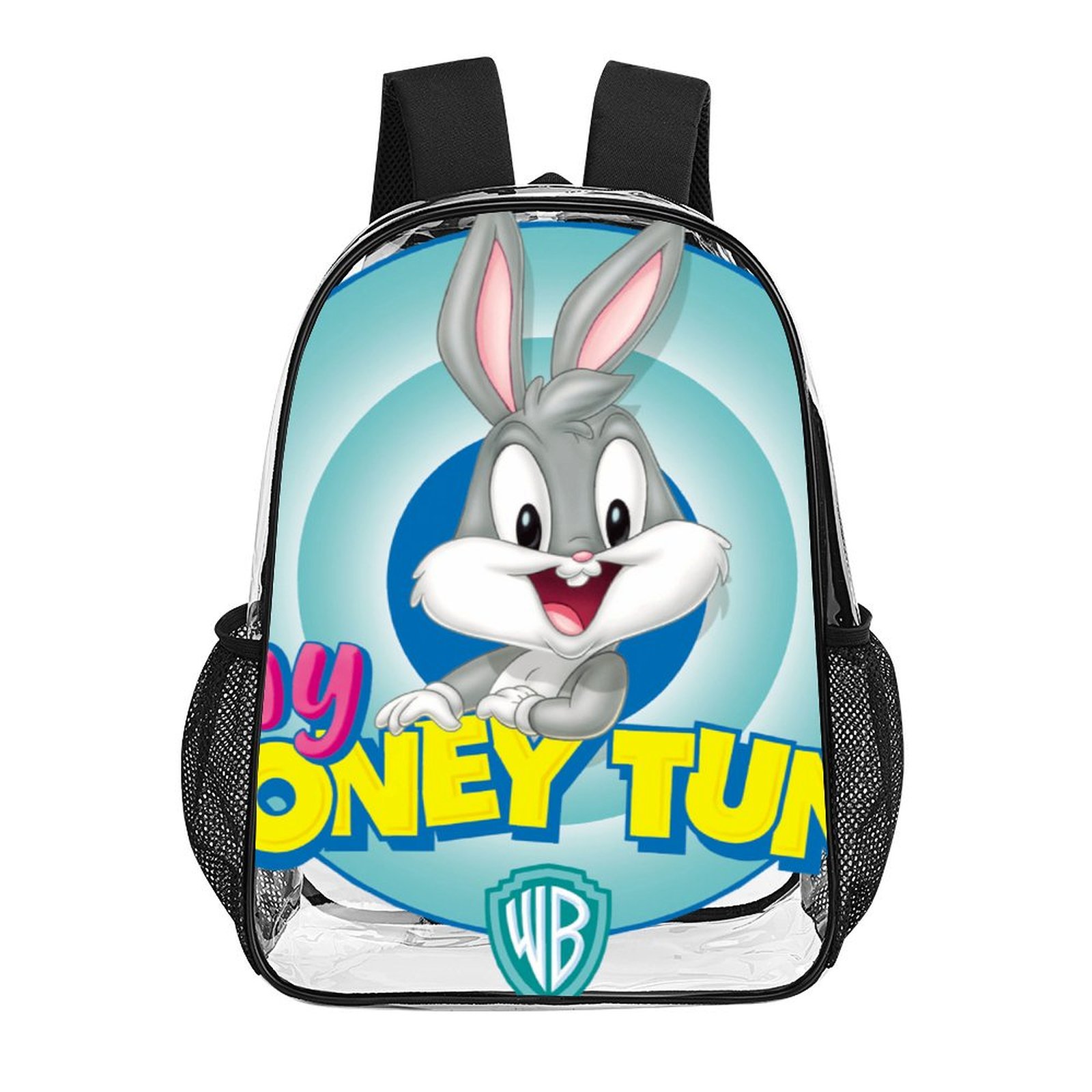 Looney Tunes Cartoons Clear Backpack Heavy Duty Transparent Backpack ...
