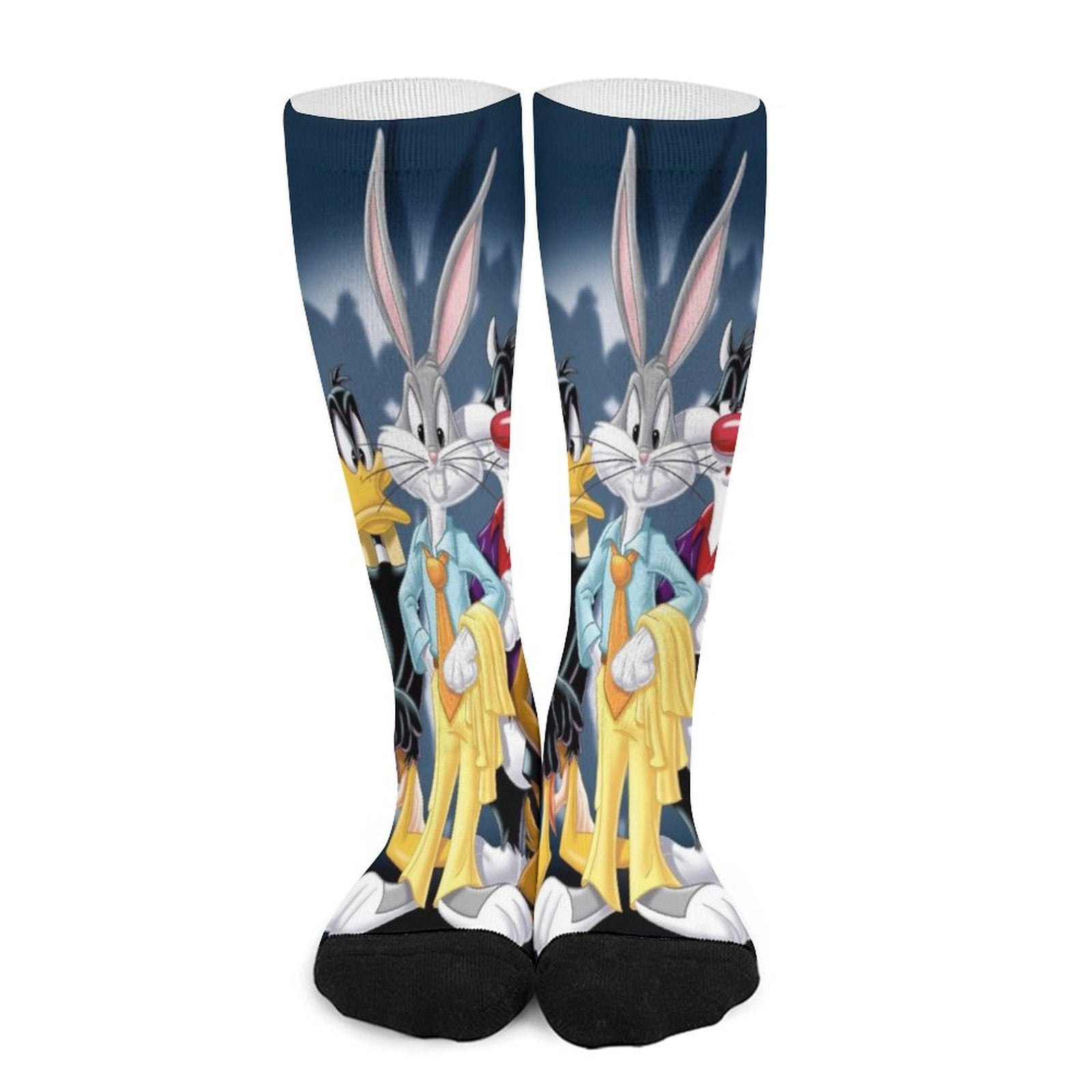Looney Tunes Cartoons Compression Socks For Women And Men Knee High ...