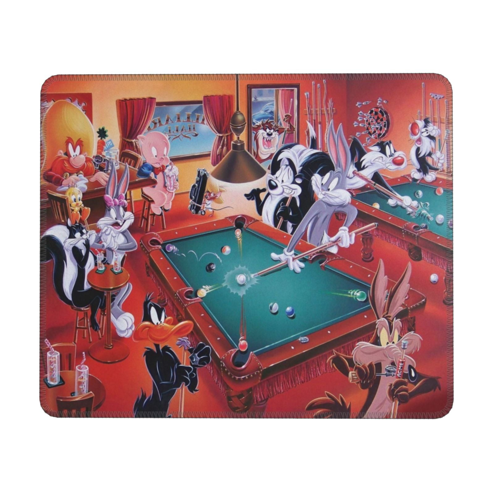 Looney Tunes Cartoons Desk Mat, Gaming Mouse Pad Mat with Non-Slip Base ...