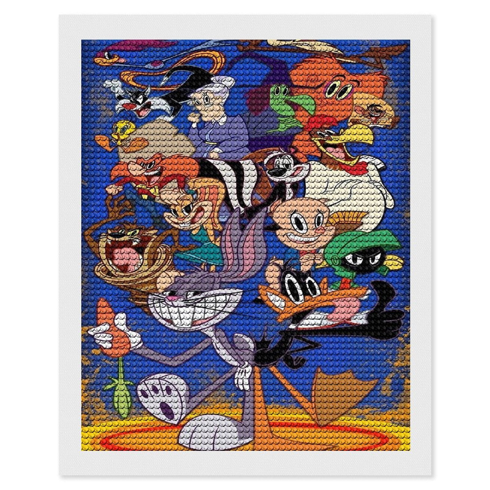 Looney Tunes Cartoons Diamond Art Kits for Adults 5D Diamond Art Kit ...