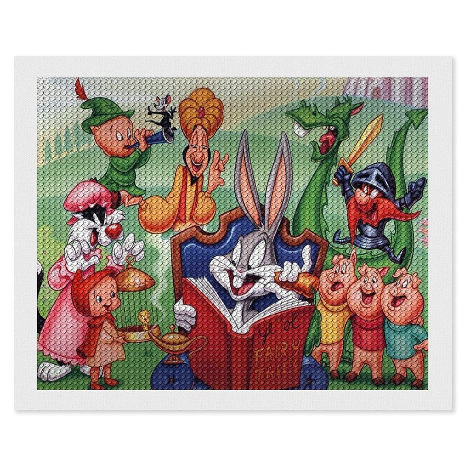 Looney Tunes Cartoons Diamond Art Kits for Adults 5D Diamond Art Kit ...