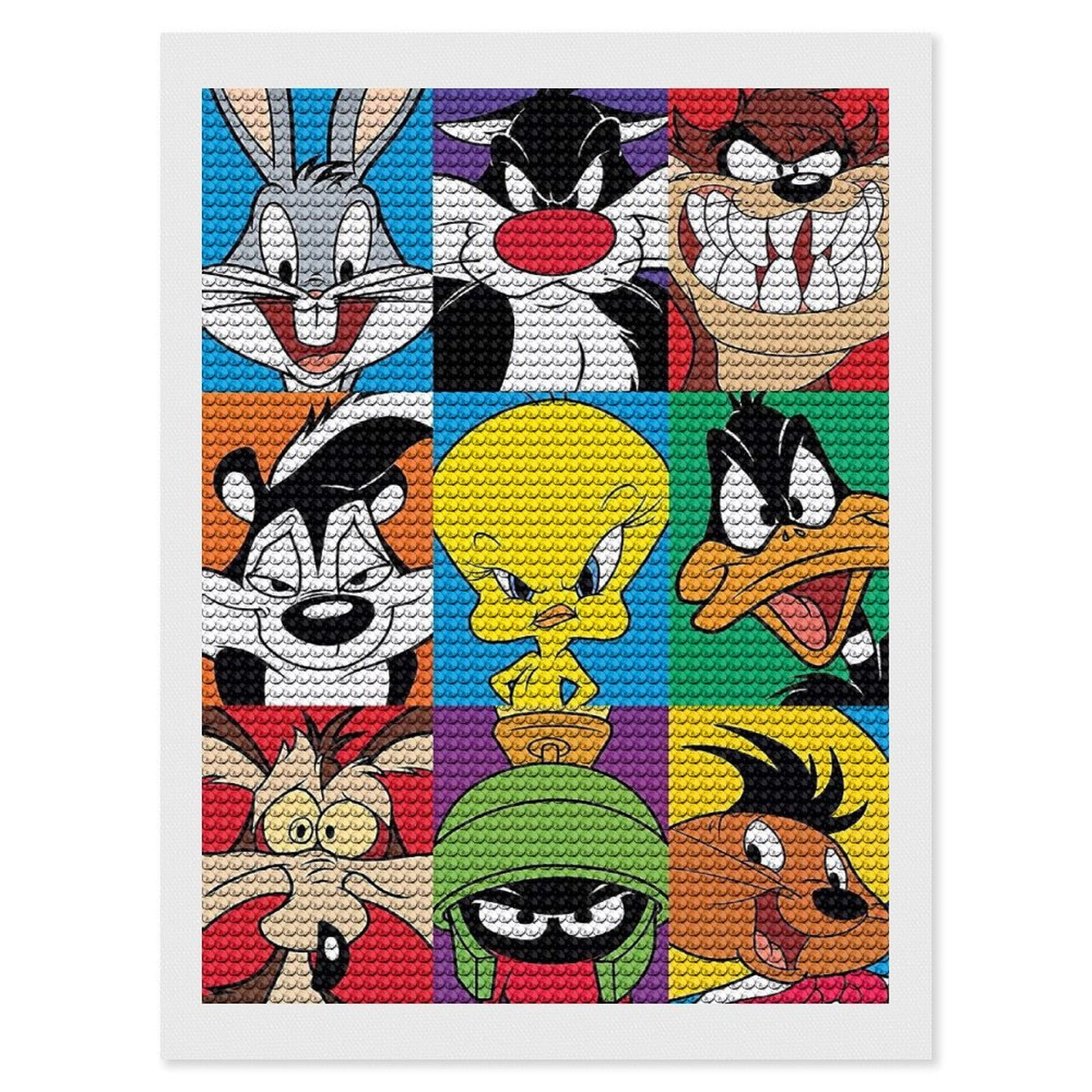 Looney Tunes Cartoons Diamond Art Kits for Adults 5D Diamond Art Kit ...