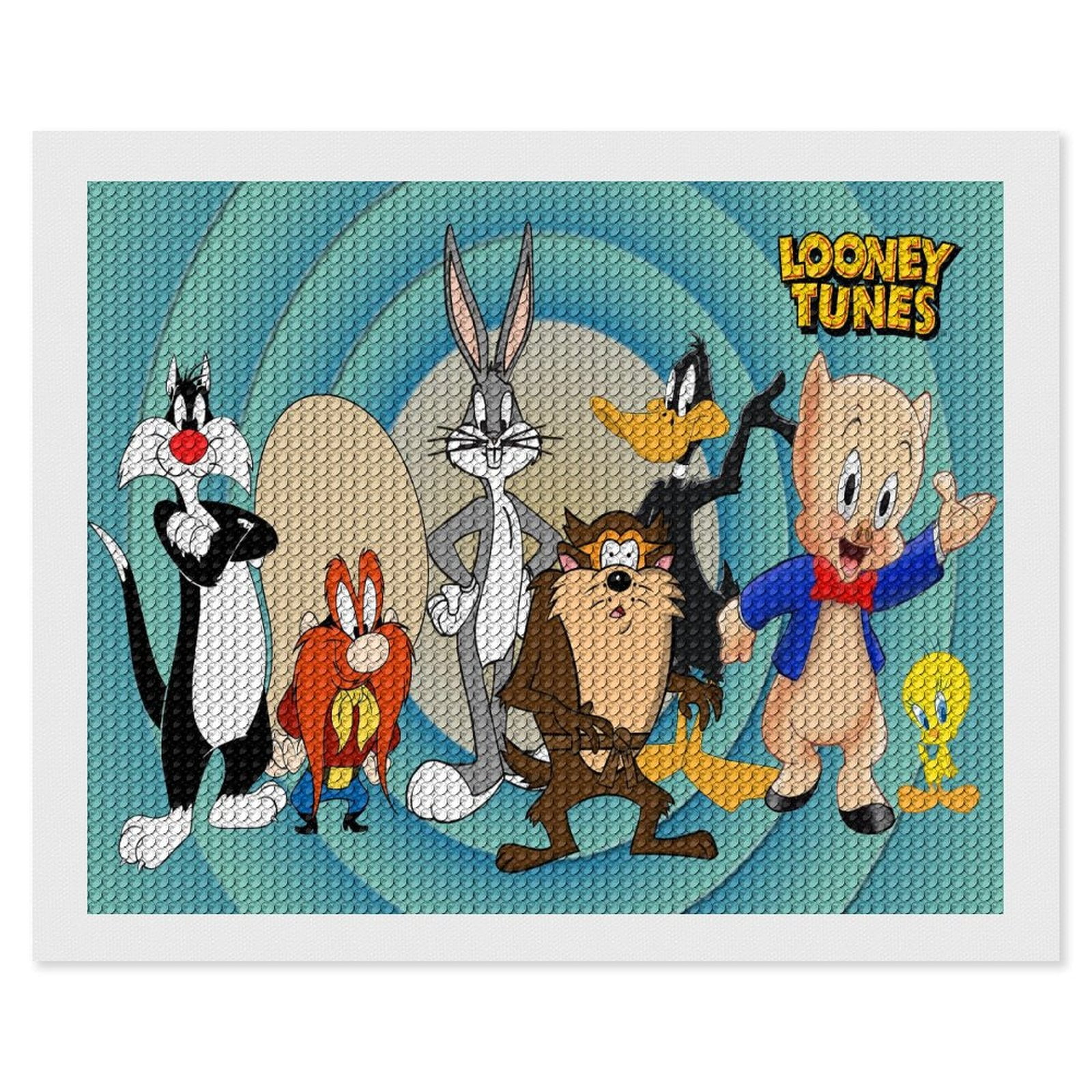 Looney Tunes Cartoons Diamond Art Kits for Adults 5D Diamond Art Kit ...