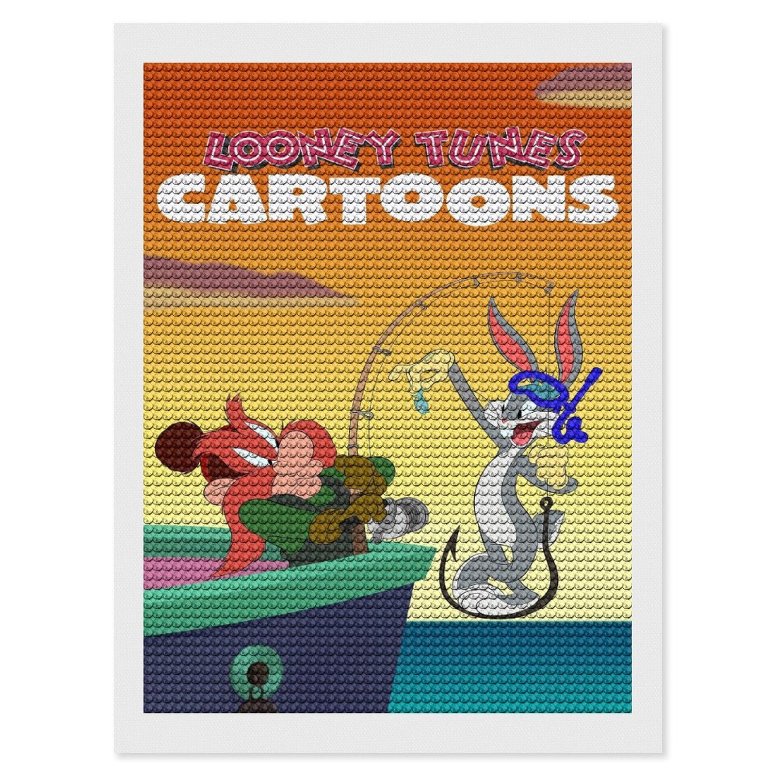 Looney Tunes Cartoons Diamond Art Kits for Adults 5D Diamond Art Kit ...