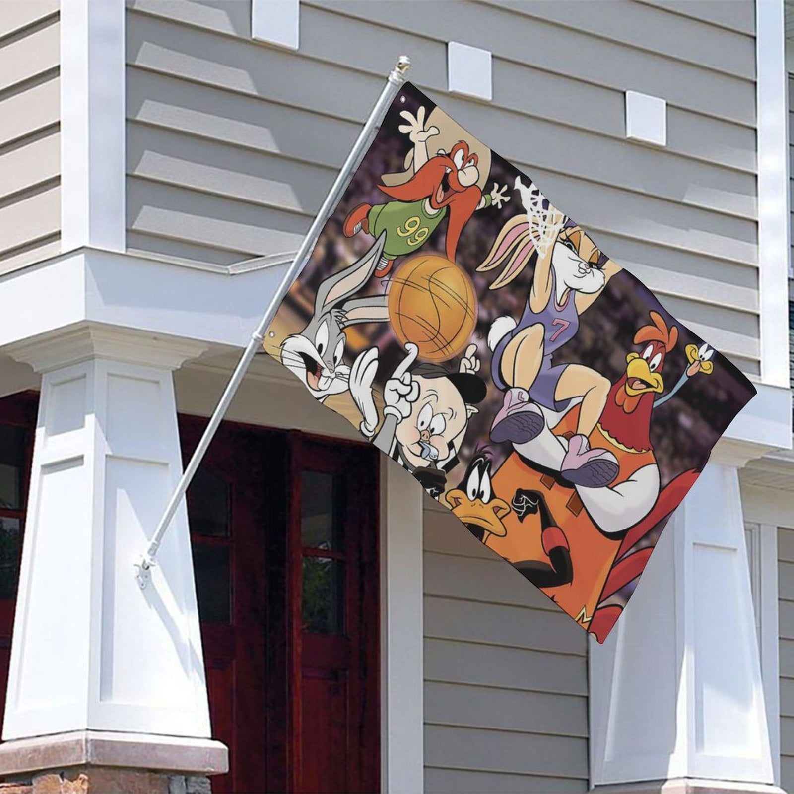 Looney Tunes Cartoons Garden Banner - Double-Sided House Outdoor Flag ...