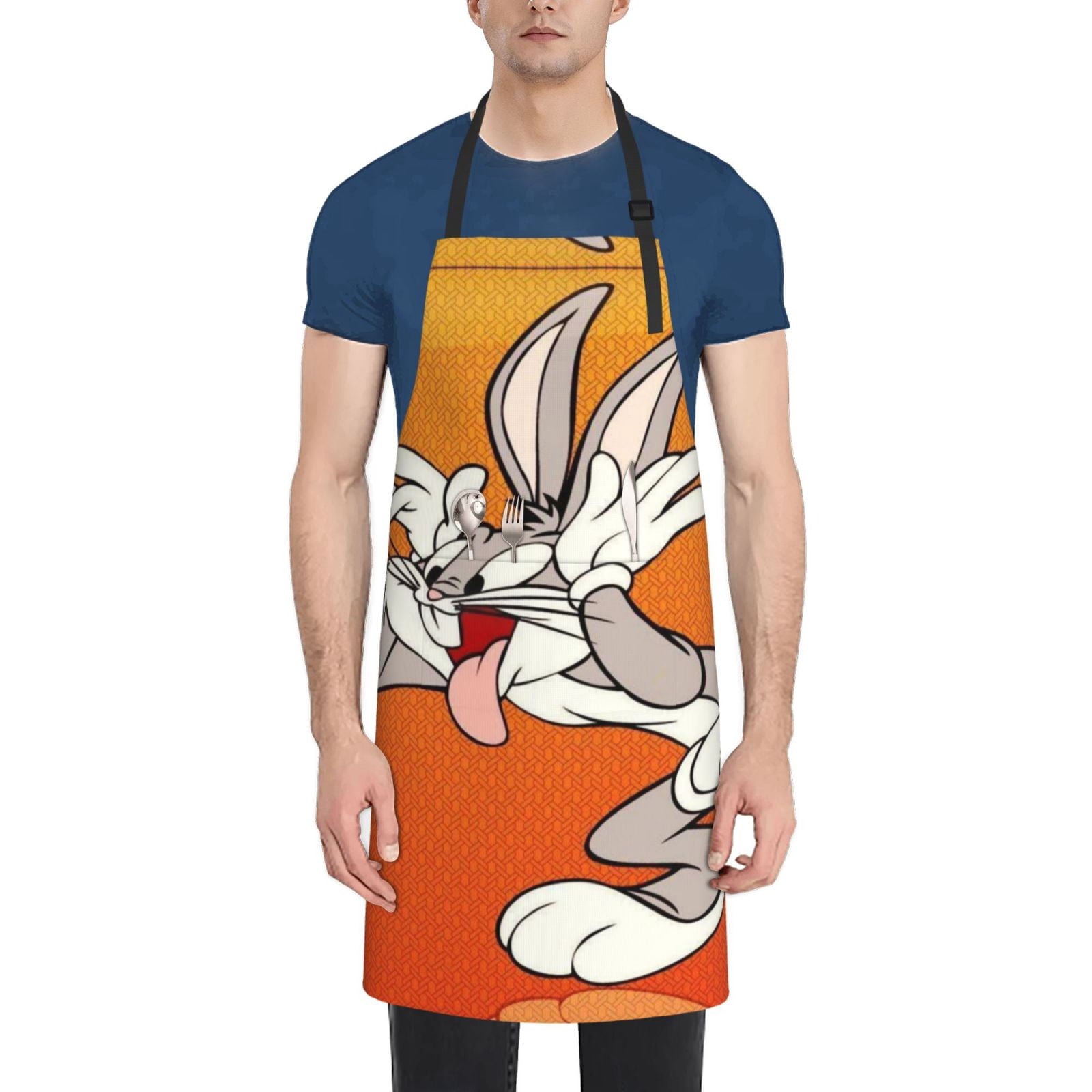 Looney Tunes Cartoons Kitchen Cooking Aprons Adjustable Waterproof ...