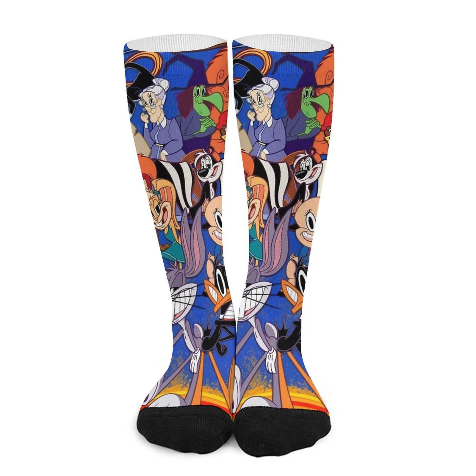 Looney Tunes Cartoons Knee High Compression Socks for Men And Women ...