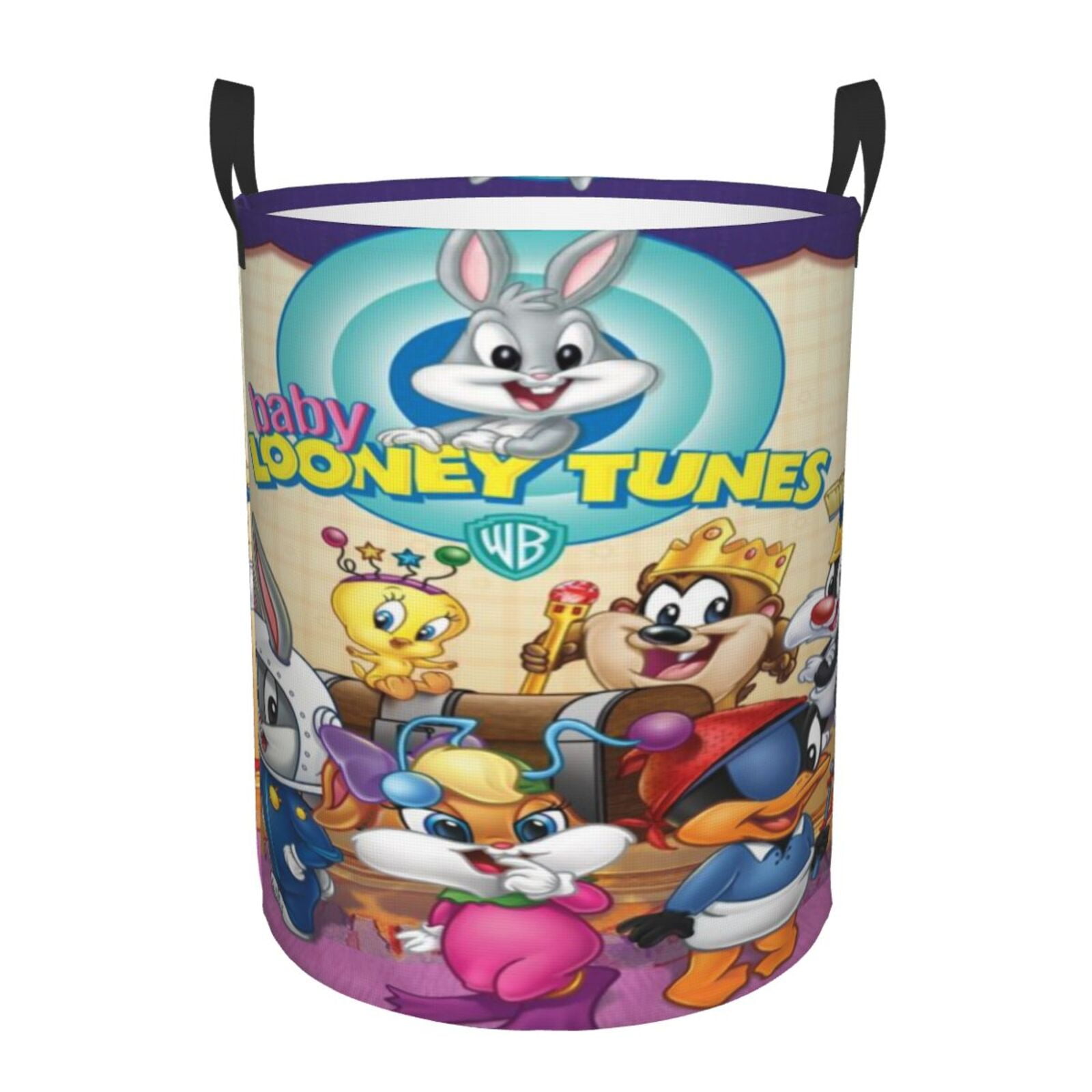 Looney Tunes Cartoons Large Laundry Basket With Handle, Collapsible ...