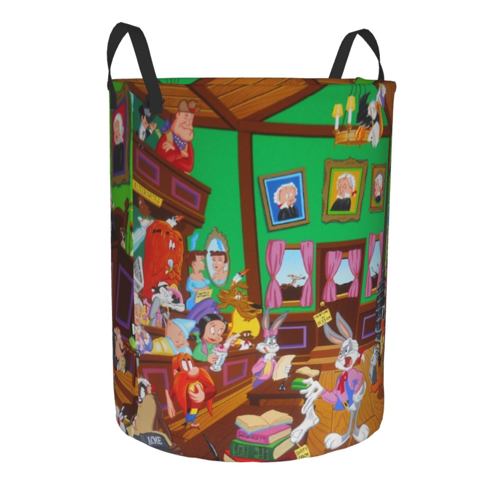 Looney Tunes Cartoons Large Laundry Hamper, Collapsible Laundry Basket ...