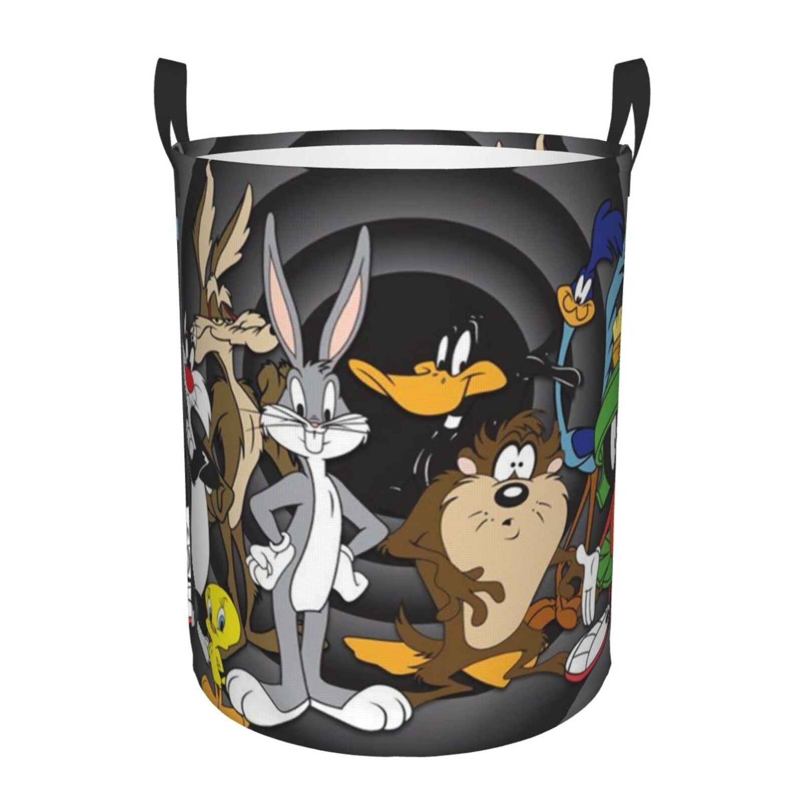 Looney Tunes Cartoons Laundry Hamper Basket with Handles, Lightweight ...